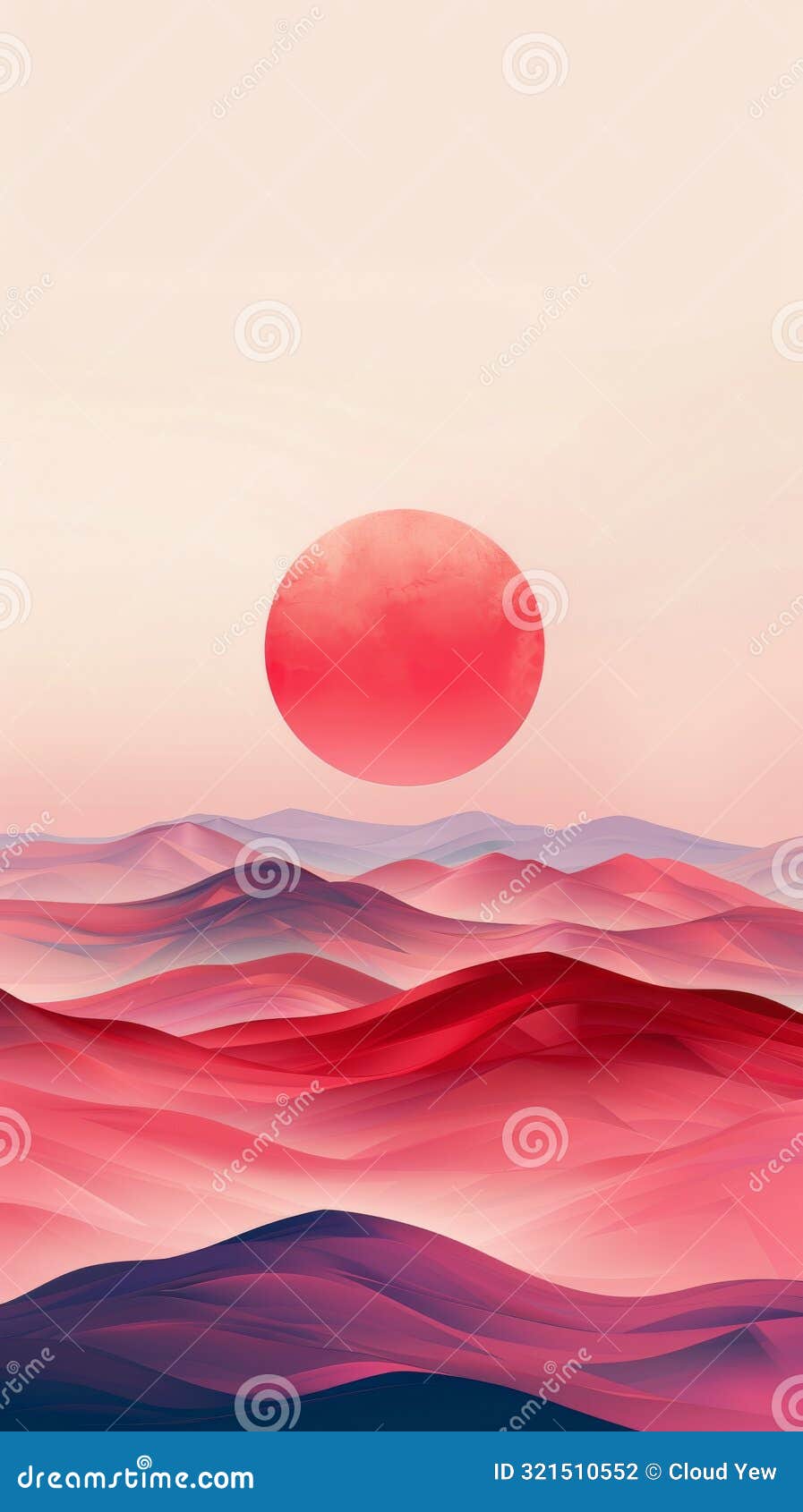 Minimalist Modern Background with Soft, Calming Gradients. Stock ...