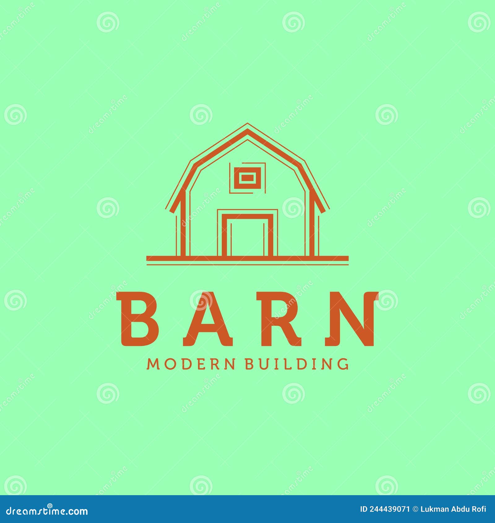 Minimalist Modern Barn Logo Exclusive and Premium Barn Logo Vector ...