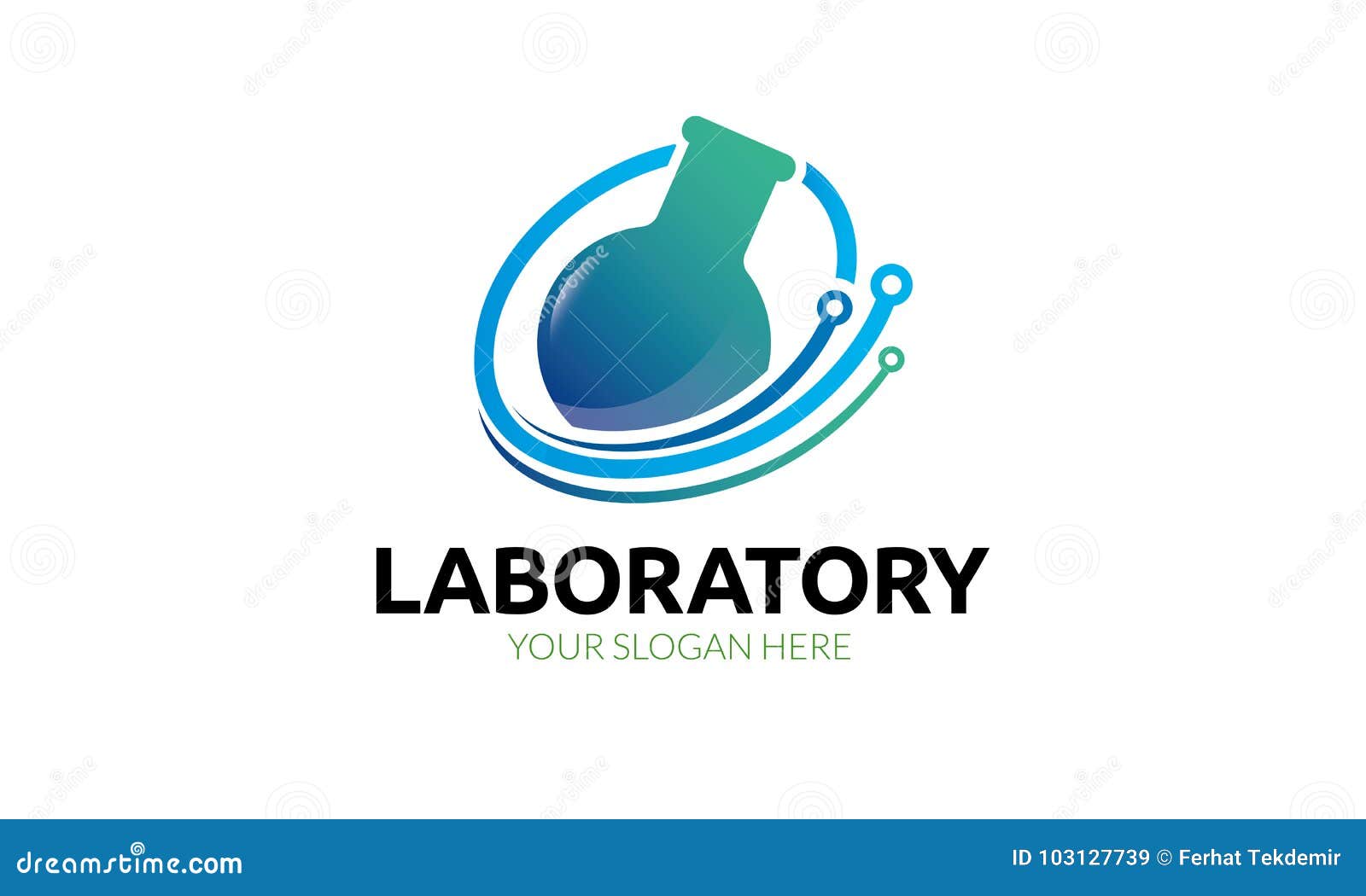 Laboratory logo template stock vector. Illustration of equipment ...