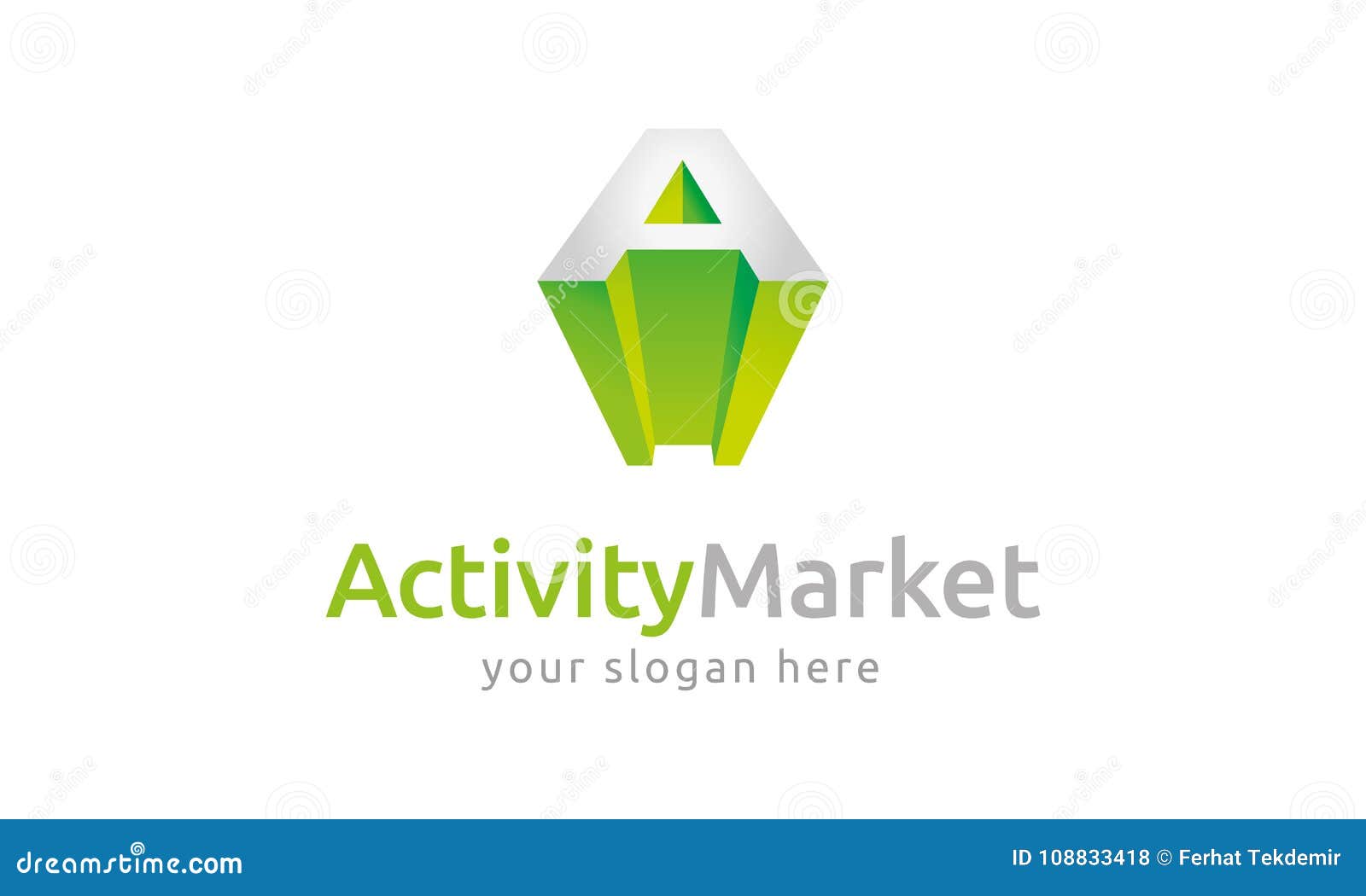 Activity Market Logo Template Stock Illustration - Illustration of ...