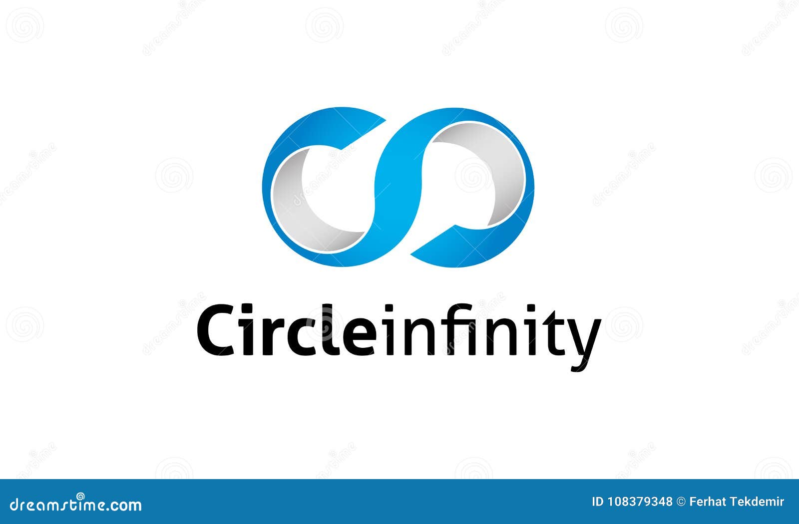 Circle Infinity Logo Template Stock Vector - Illustration of science ...