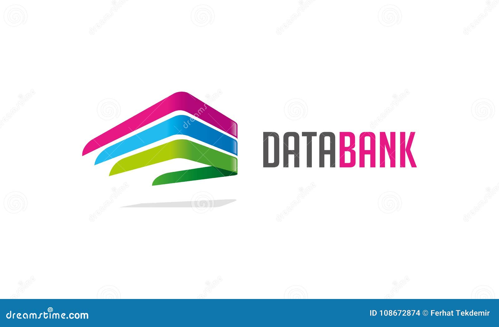 Data Bank Logo Template stock illustration. Illustration of systems ...