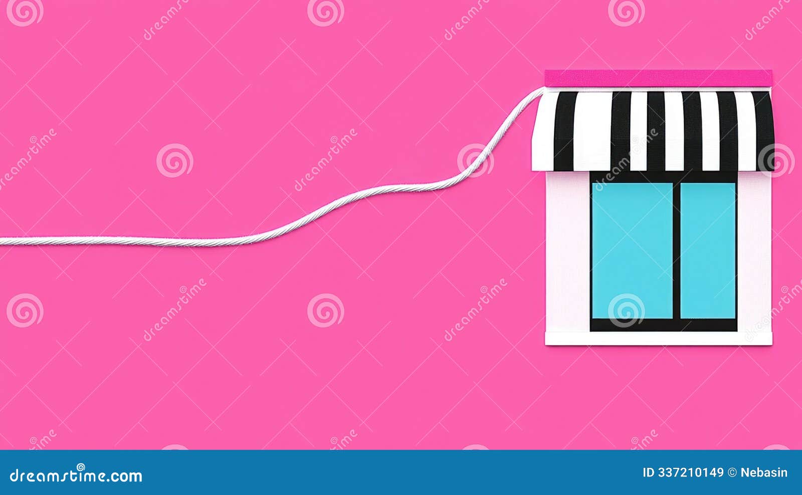 Storefront Icon, Cartoon Style Vector Illustration | CartoonDealer.com ...