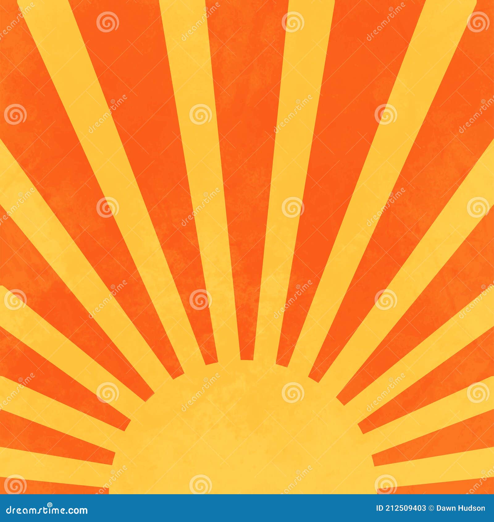 Minimalist Orange Yellow Sun Rays Stock Illustration - Illustration of ...