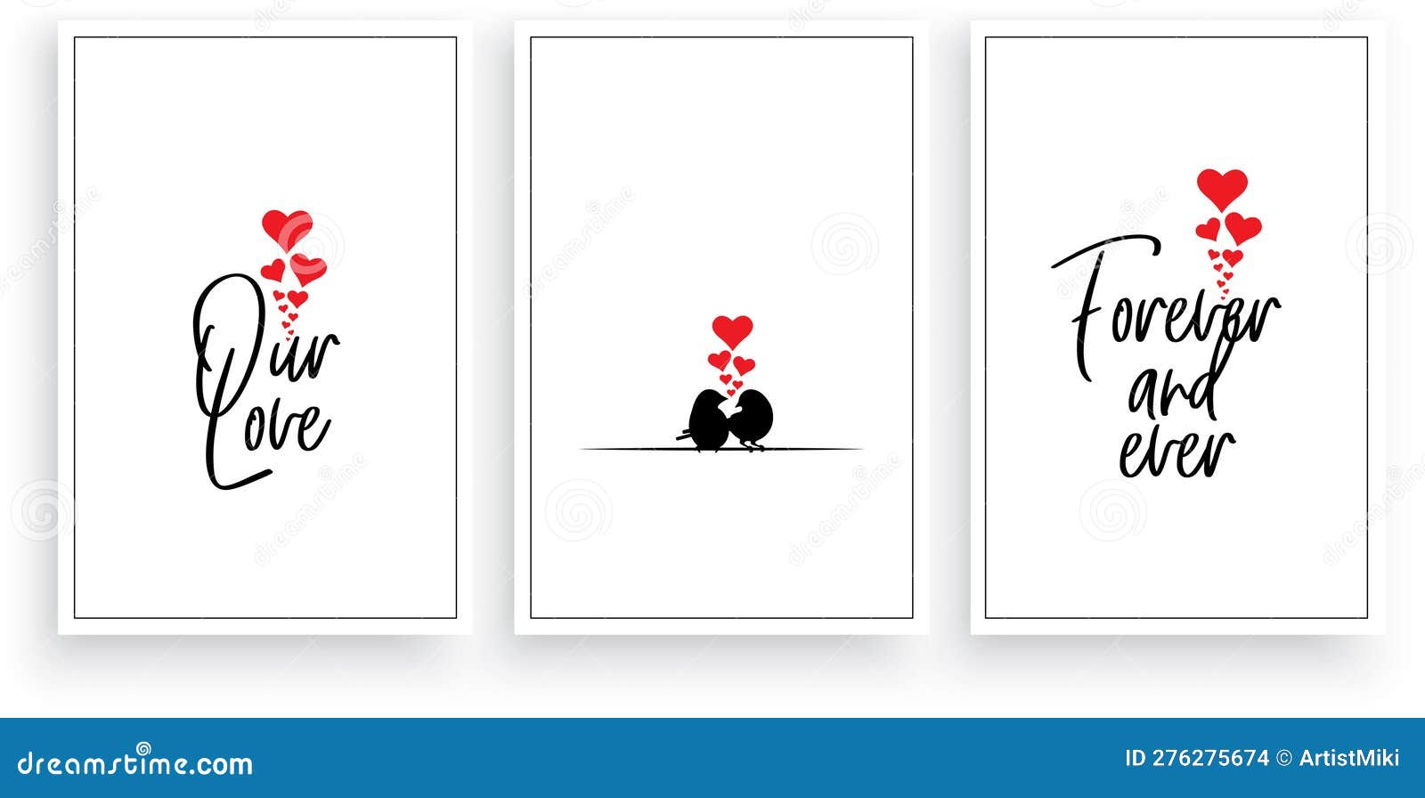 Our Love Last Forever and Ever, Vector Stock Vector - Illustration of ...