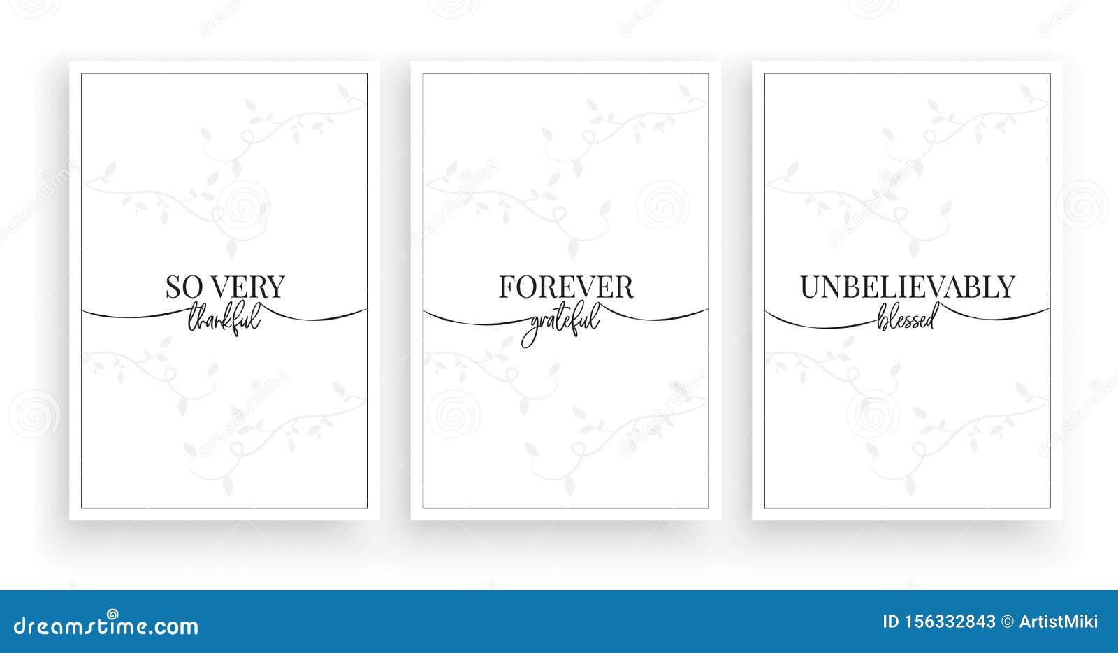 So Very Thankful, Forever Grateful Unbelievably Blessed Vector, Wording ...