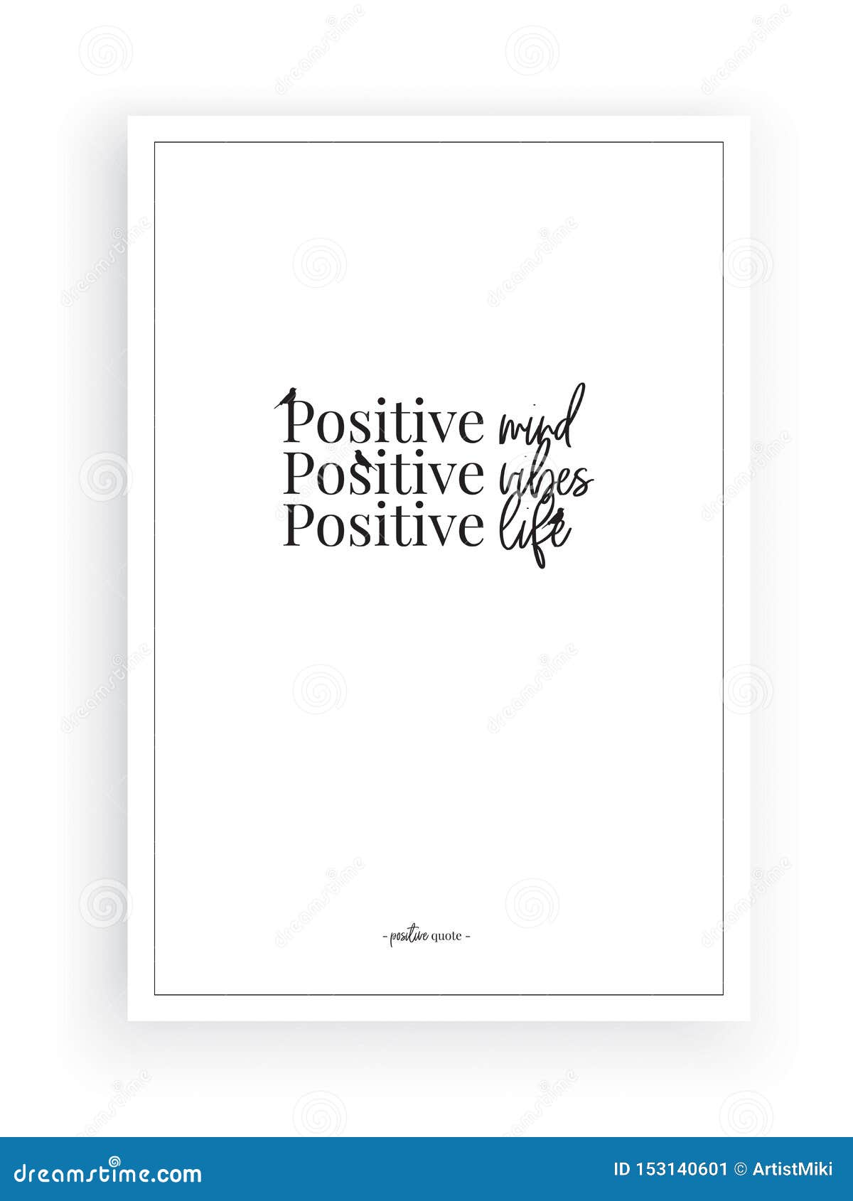 Positive Mind, Positive Vibes, Positive Life, Wording Design, Lettering ...