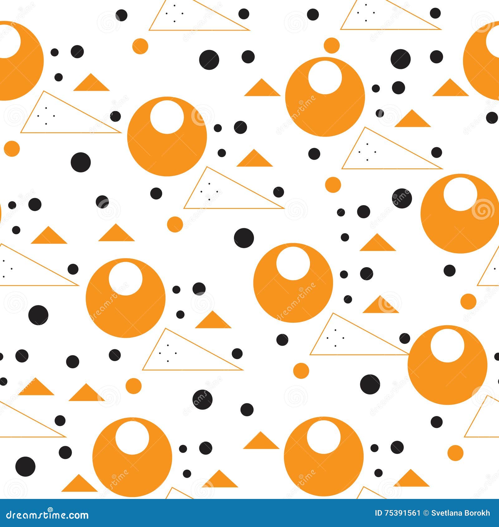 Minimalist Pattern with Geometric Shapes. Modern Background. Hipster ...
