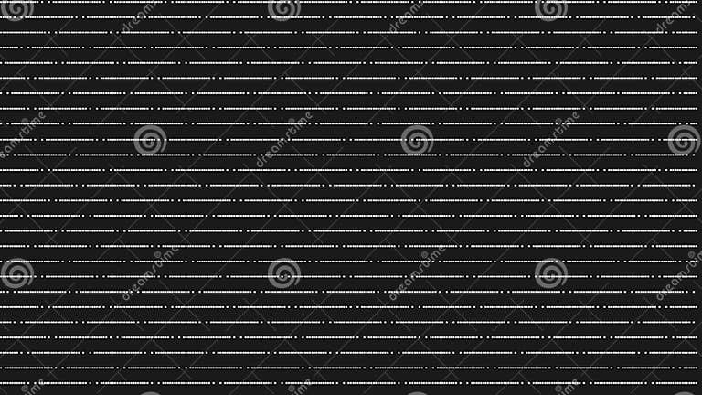 Minimalist Pattern of White Horizontal Lines on Black. Uniform Black ...