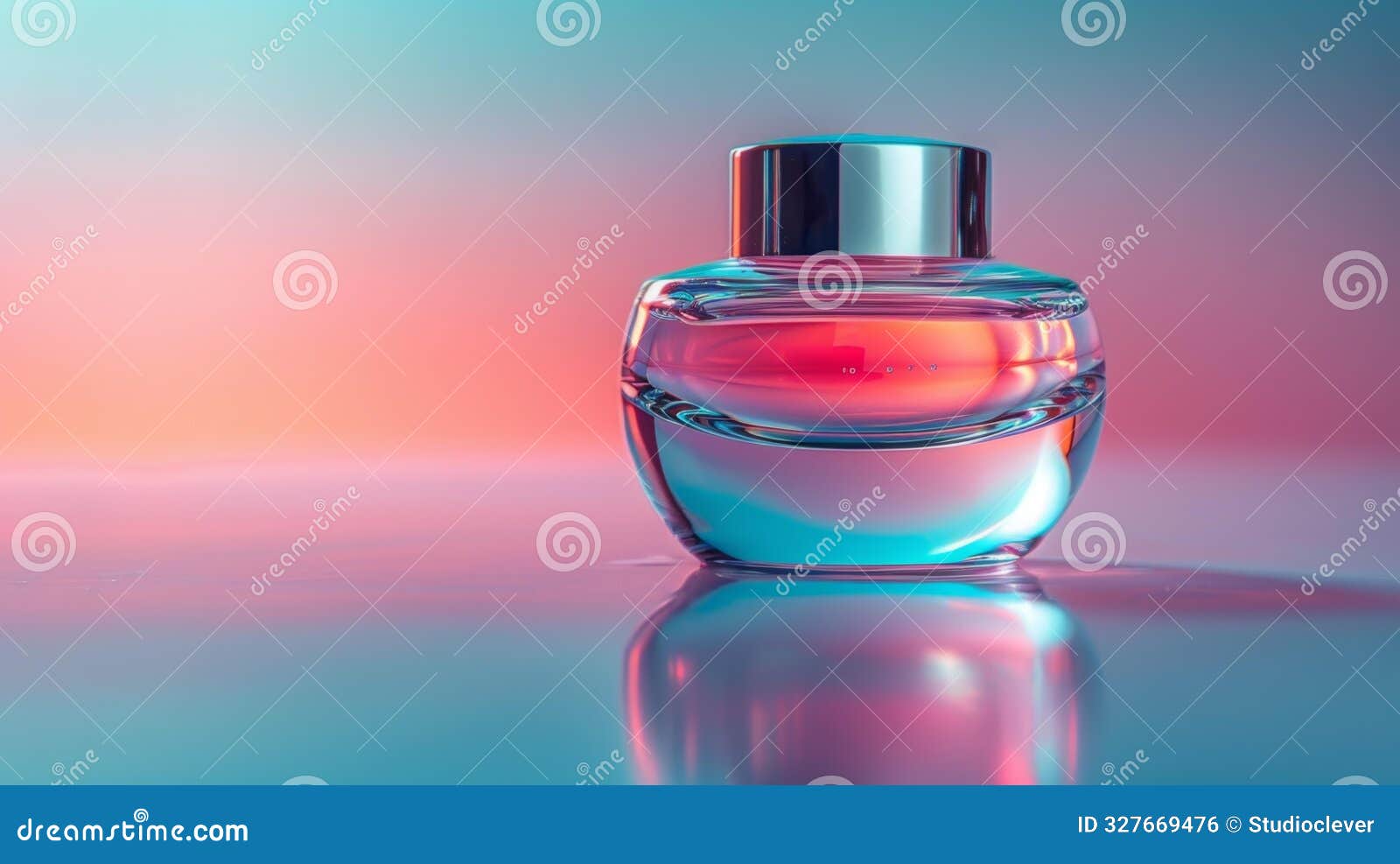 Minimalist Perfume Bottle with Gradient Background - Generative Ai ...
