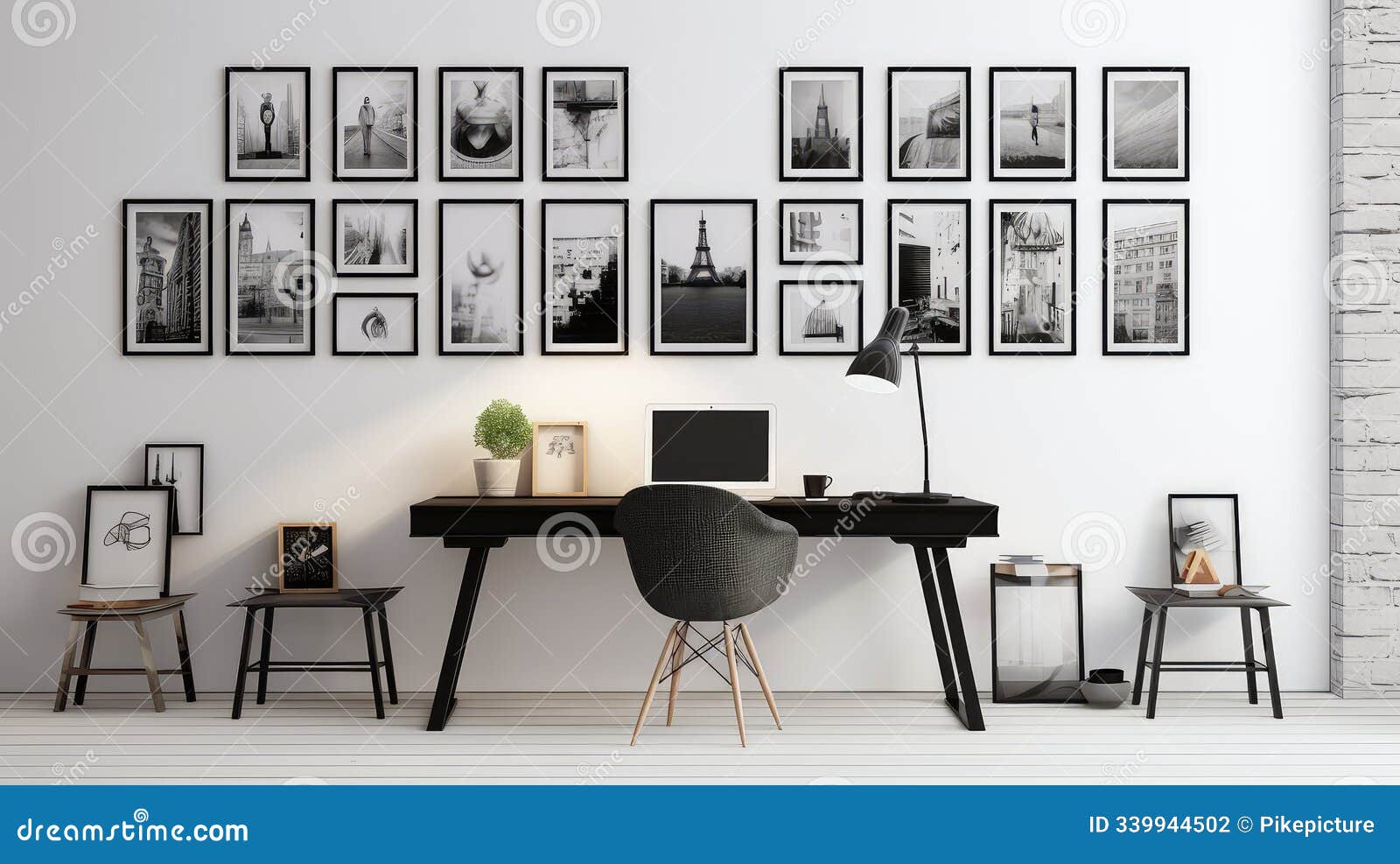 Minimalist Picture Frame Office Stock Illustration - Illustration of ...