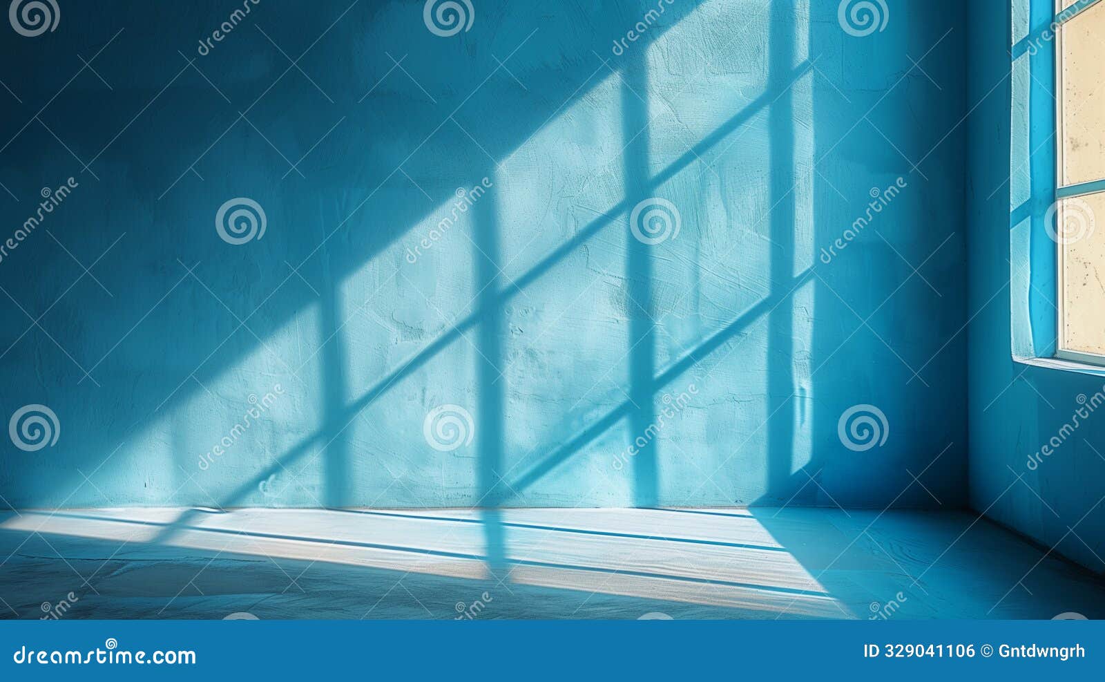 Minimalist Plain Blue Background for Product Photography, Soft Shadow ...