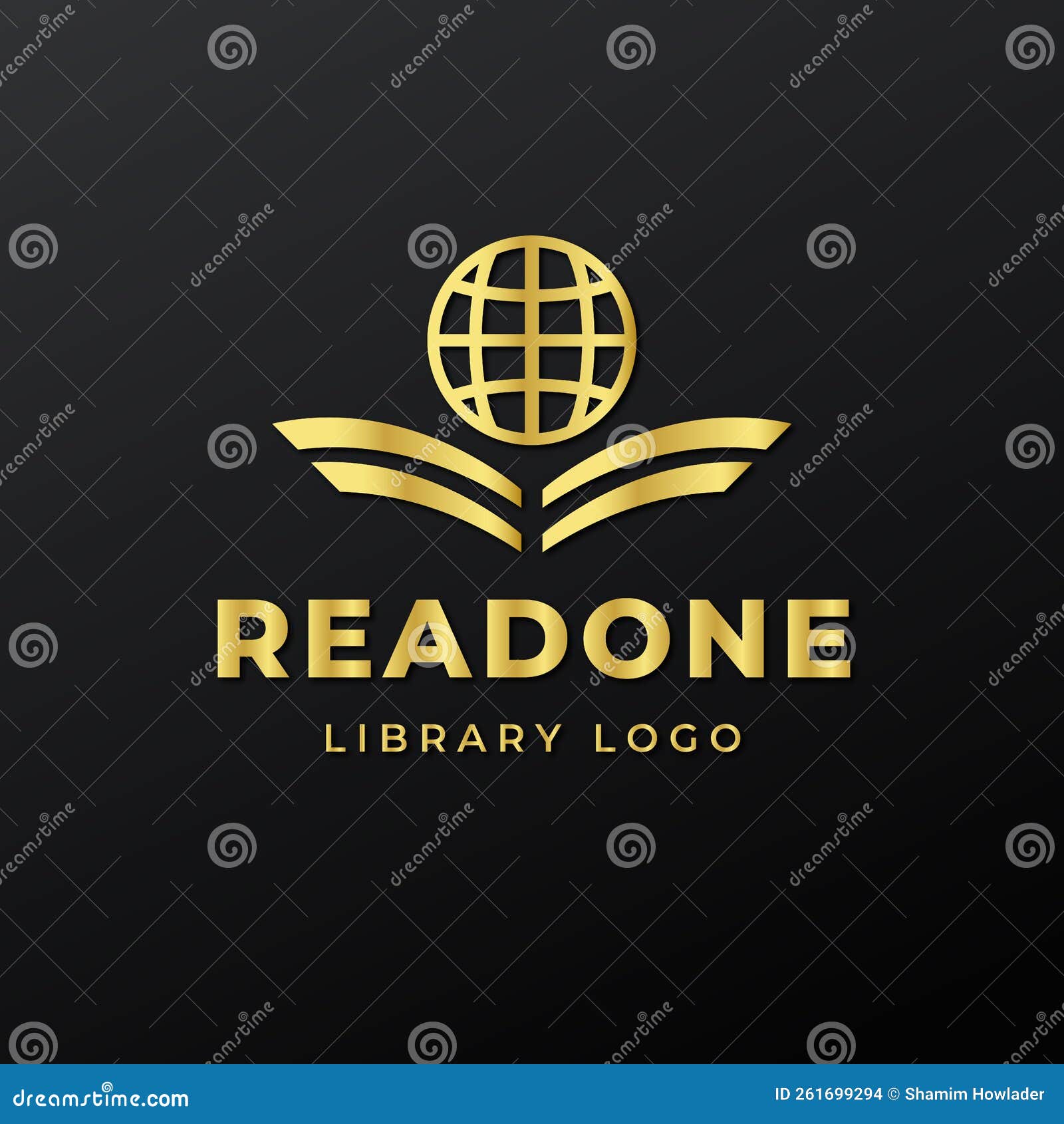 Minimalist Public Library Education Logo Stock Vector - Illustration of ...