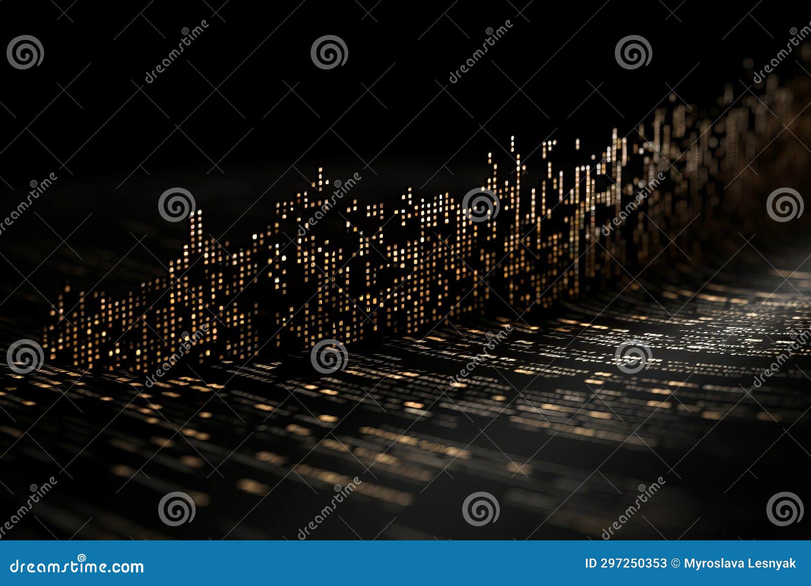 Minimalist Representation of Binary Code. Symbolizing the Essence of Data Engineering Stock ...
