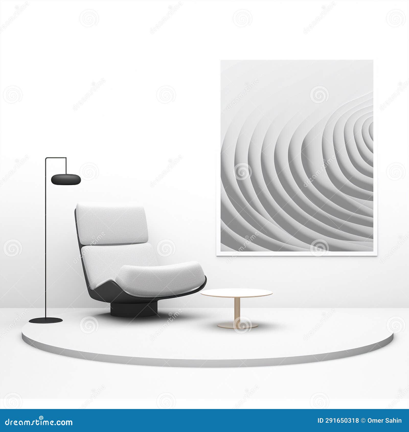 Minimalist Representation of Silent Echo Stock Photo - Image of viewers ...