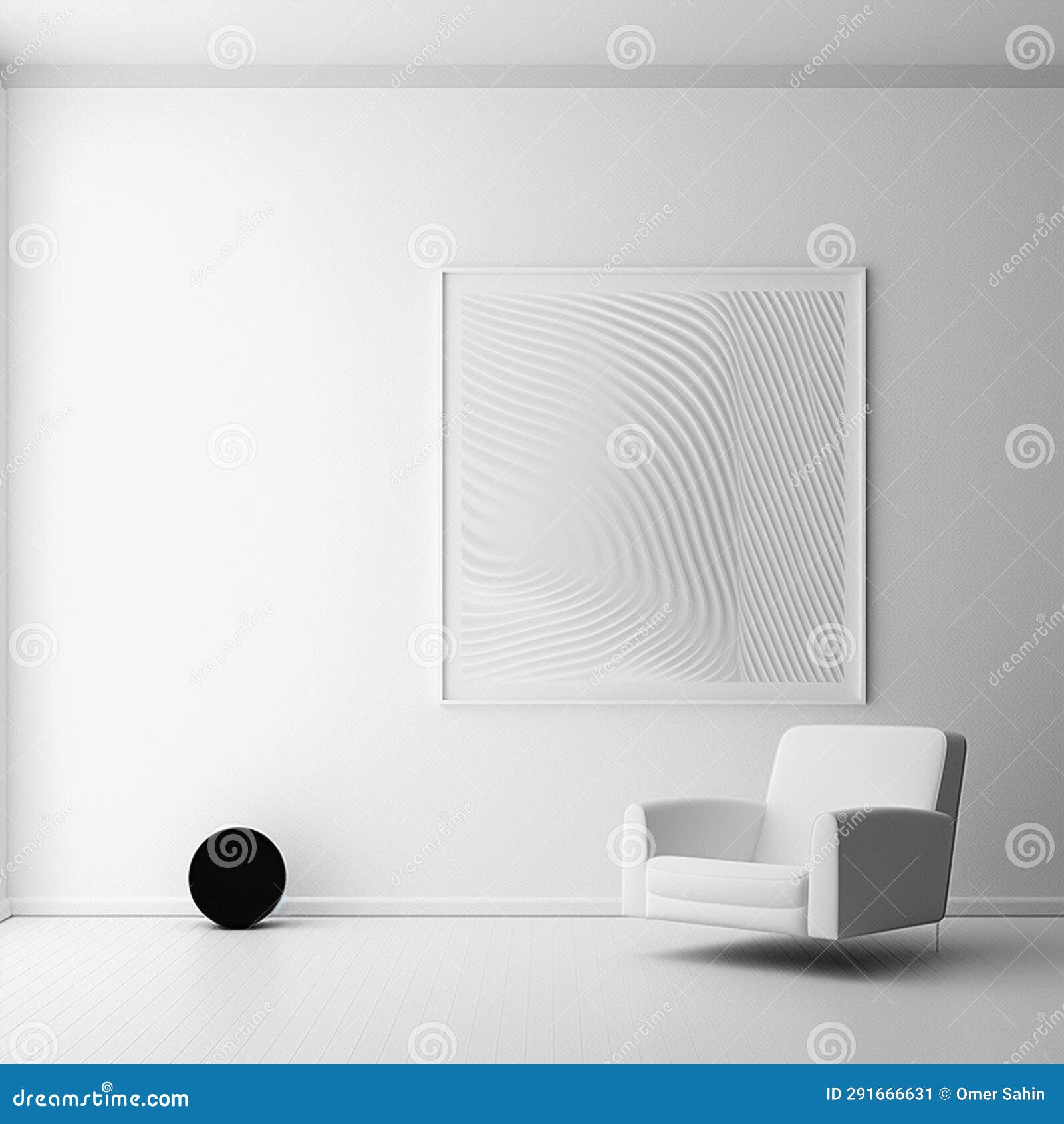 Minimalist Representation of Silent Echo Stock Image - Image of piece ...