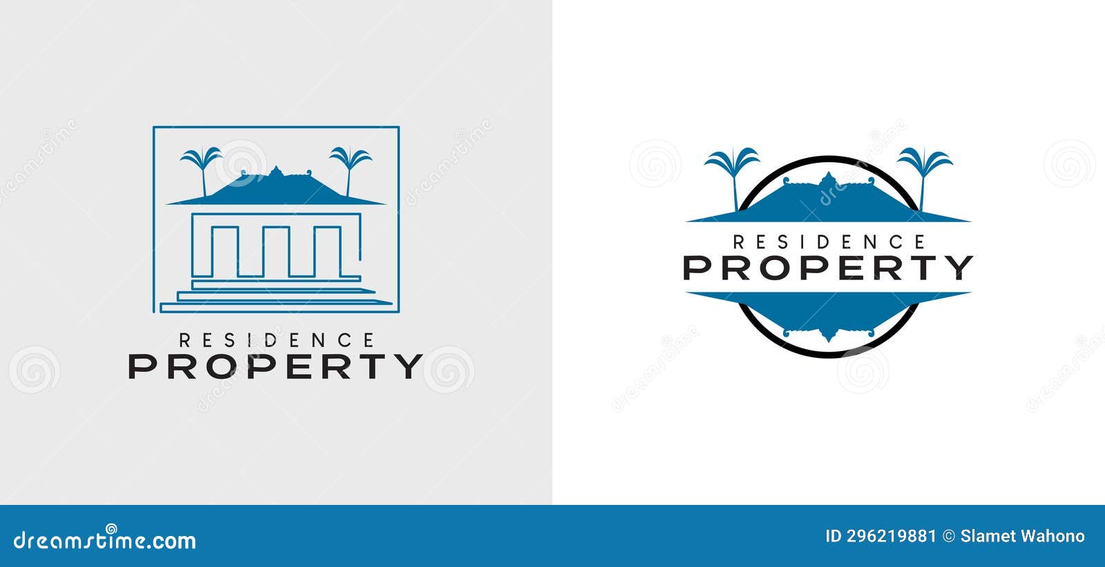 Minimalist Residential Property Logo Design for Houses and Buildings ...