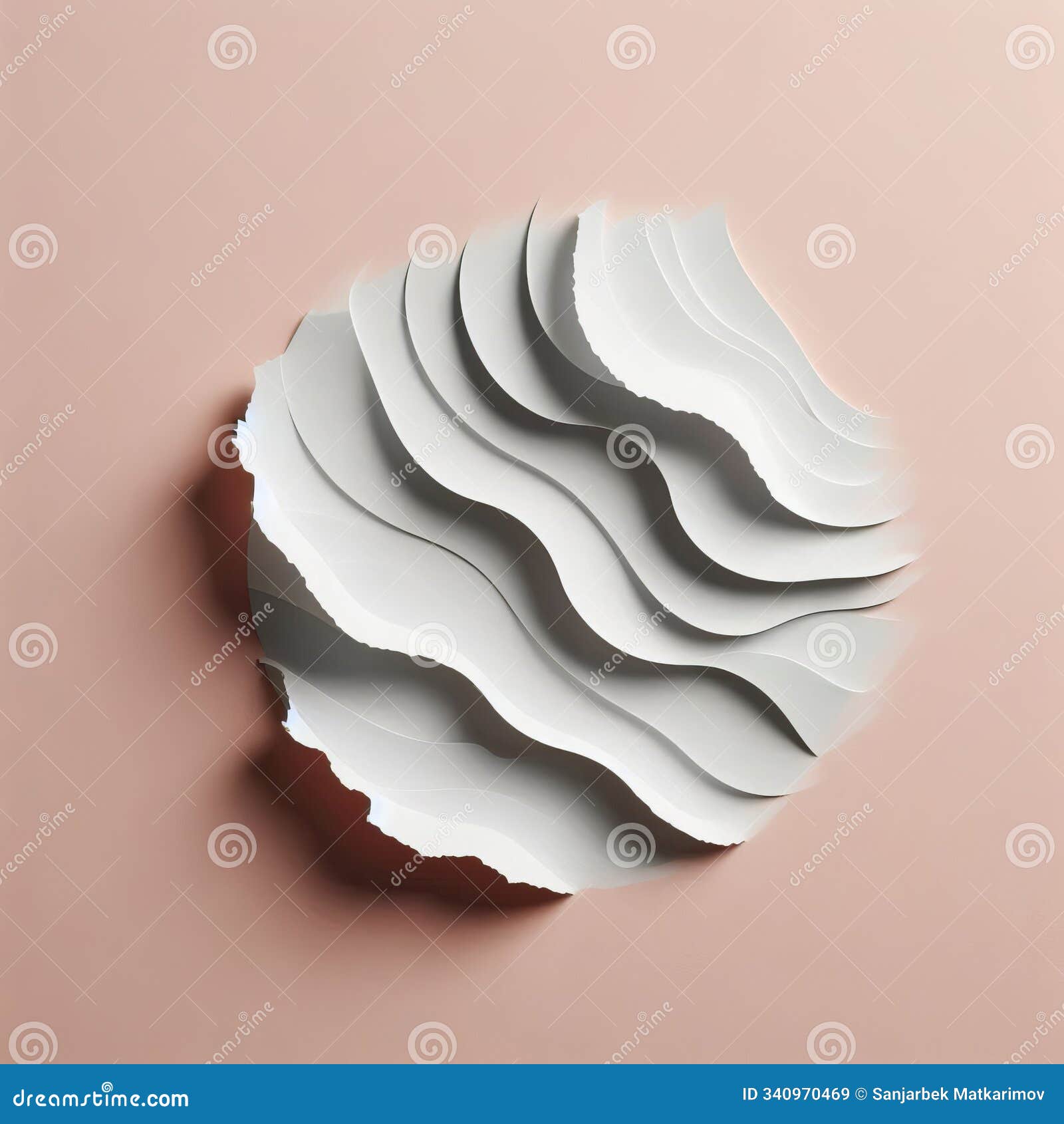 Minimalist Ripped Paper Simple Clean Torn Strips with a Focus on Stock ...