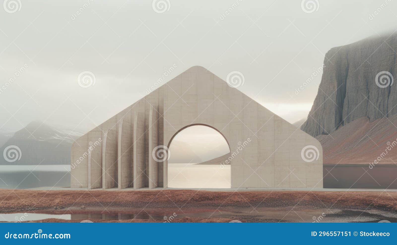 Minimalist Romanesque Architecture: Curved Wave Chapel With Soft ...