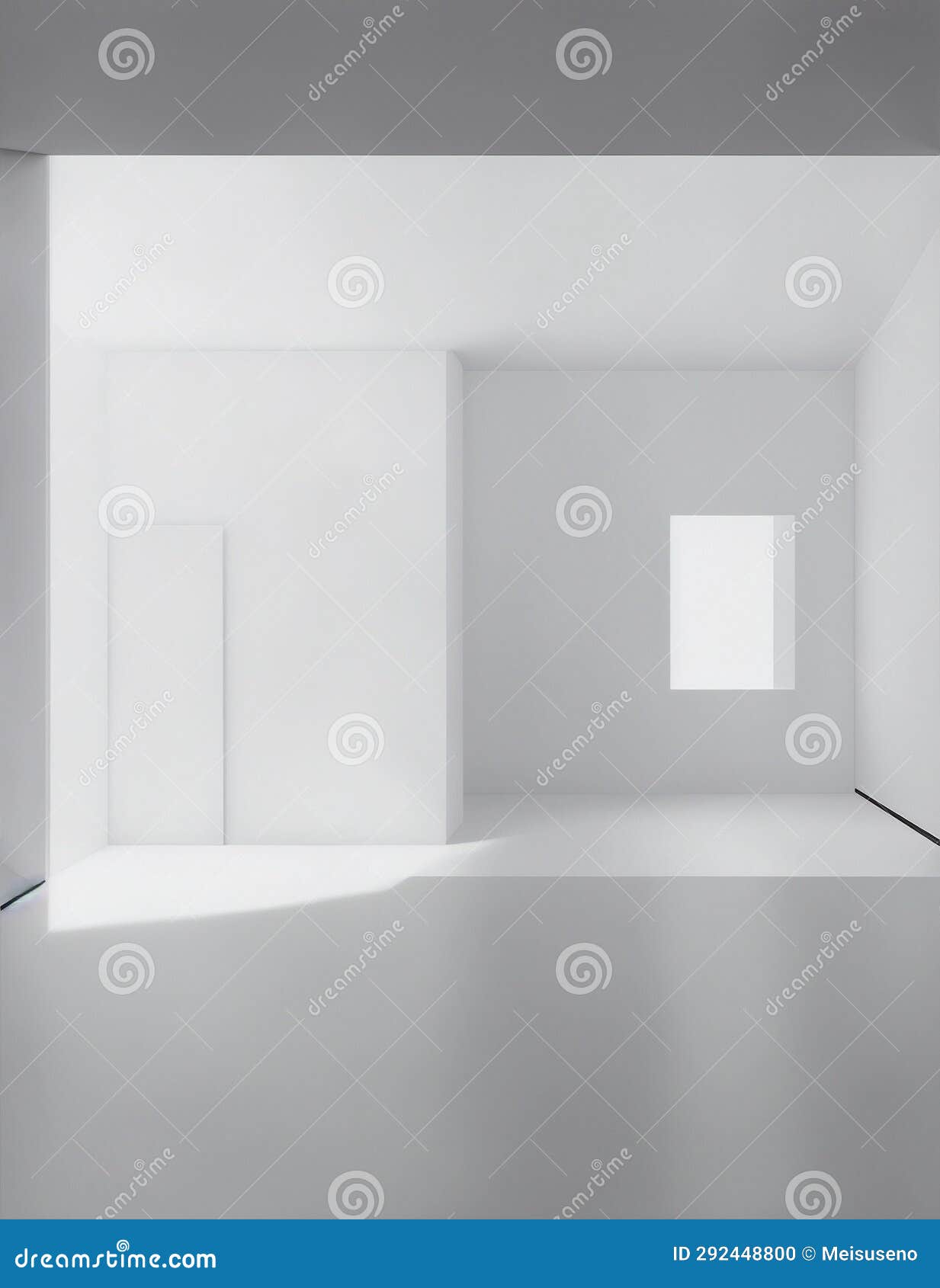 Minimalist Room Interior Design with a Quiet Room Concept Illustration ...