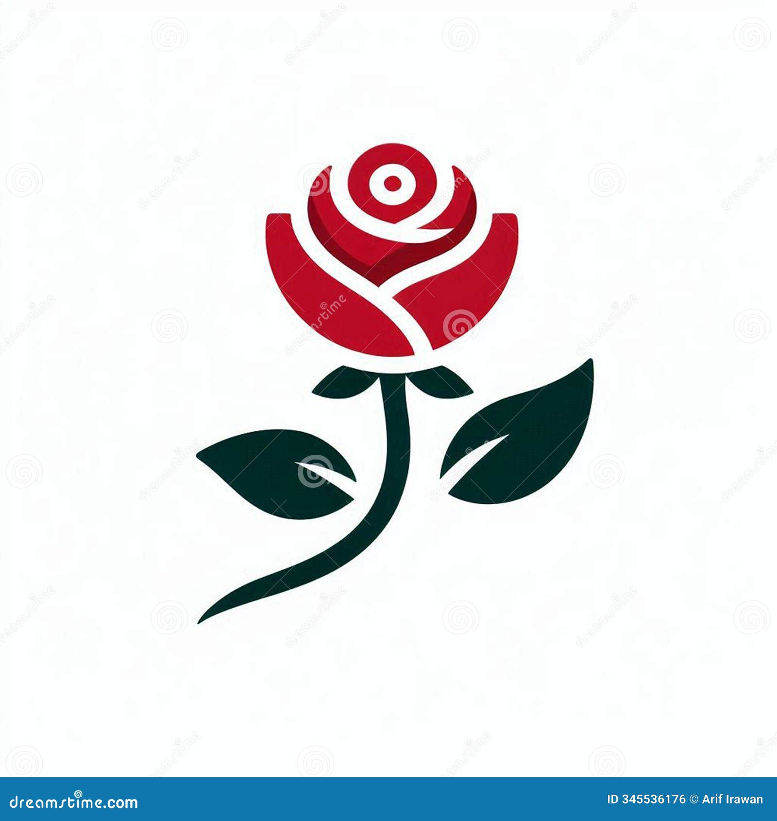 MINIMALIST ROSE FLOWER LOGO Stock Illustration - Illustration of spring ...