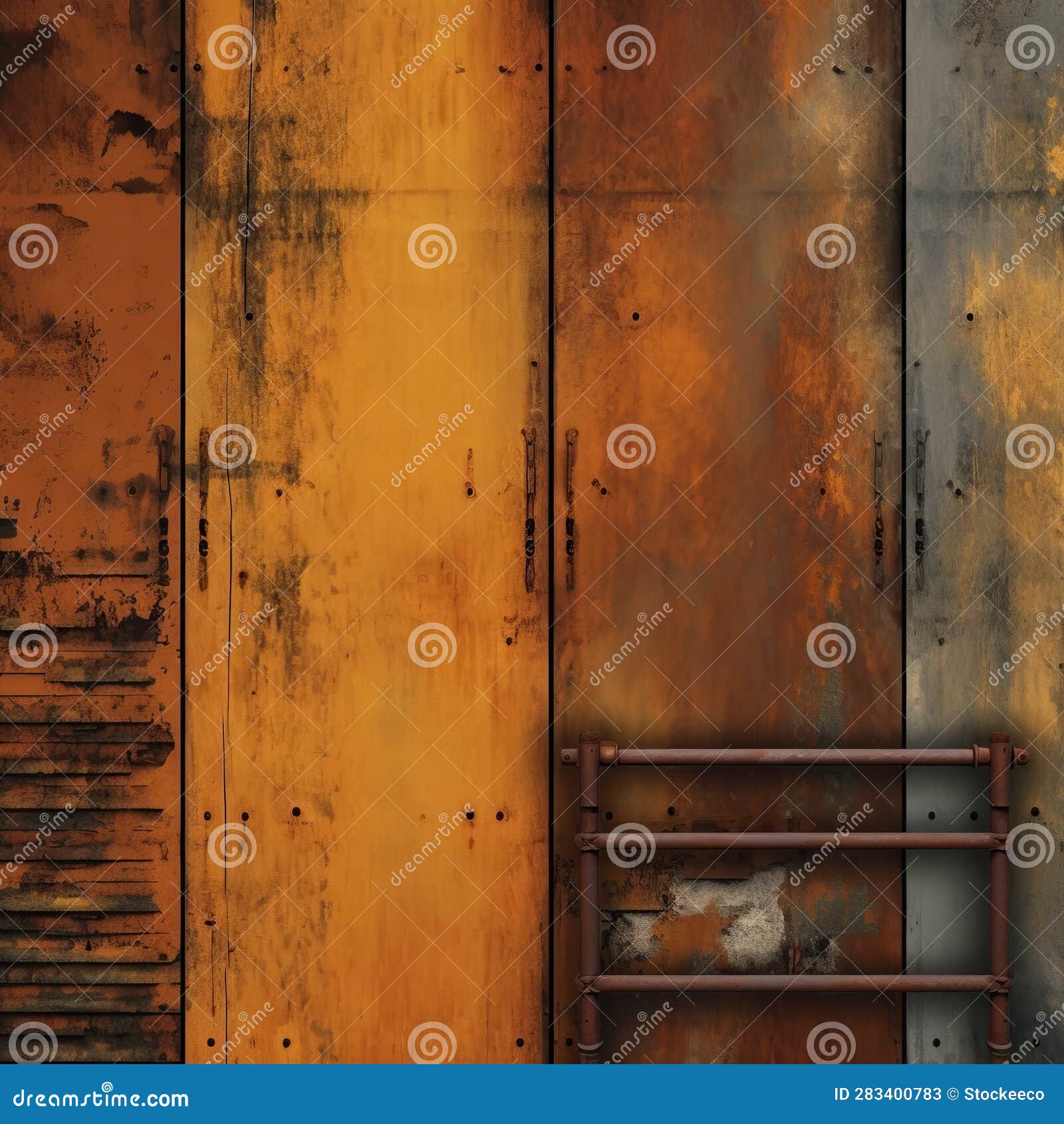Minimalist Rust Background with Rust Tones Stock Illustration ...