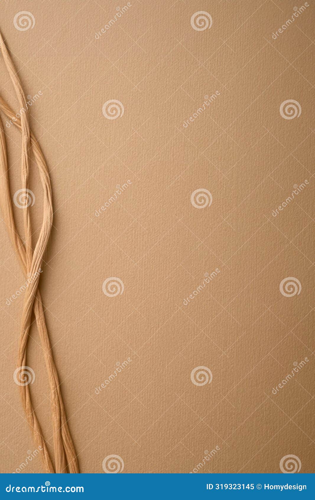 The Minimalistâ€™s Harmony: Beige Canvas Meets Twisted Rope Stock ...