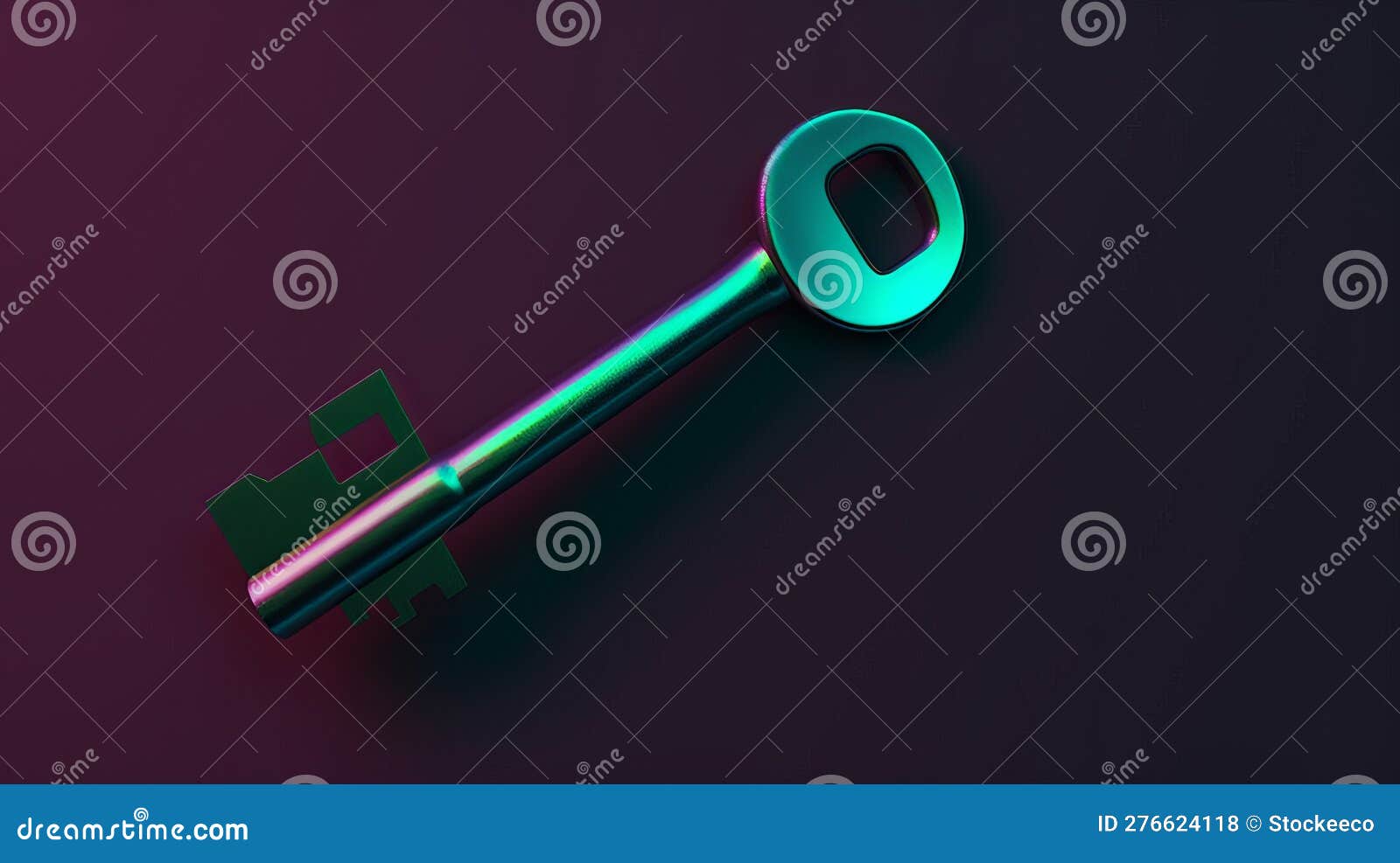 Minimalist 1980s Key Design Stock Illustration - Illustration of ...