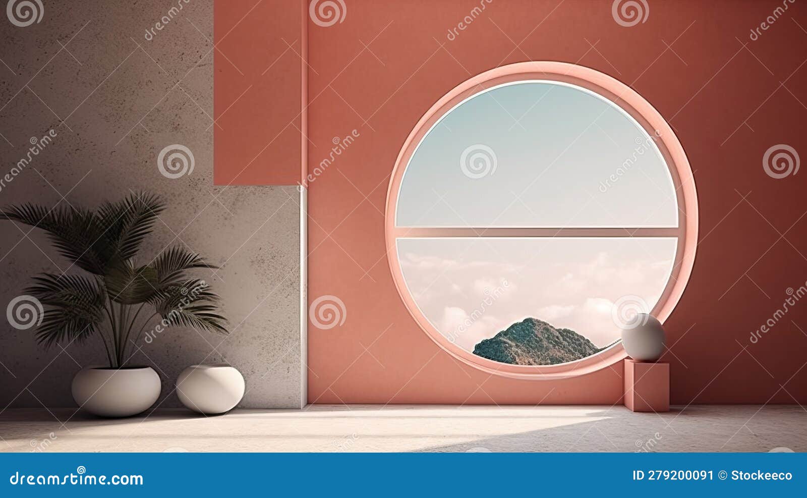 Minimalist 1980s Window Design Stock Illustration - Illustration of ...