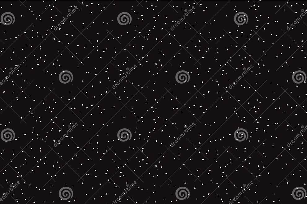 Minimalist Seamless Pattern of Tiny White Dots Scattered on a Black ...