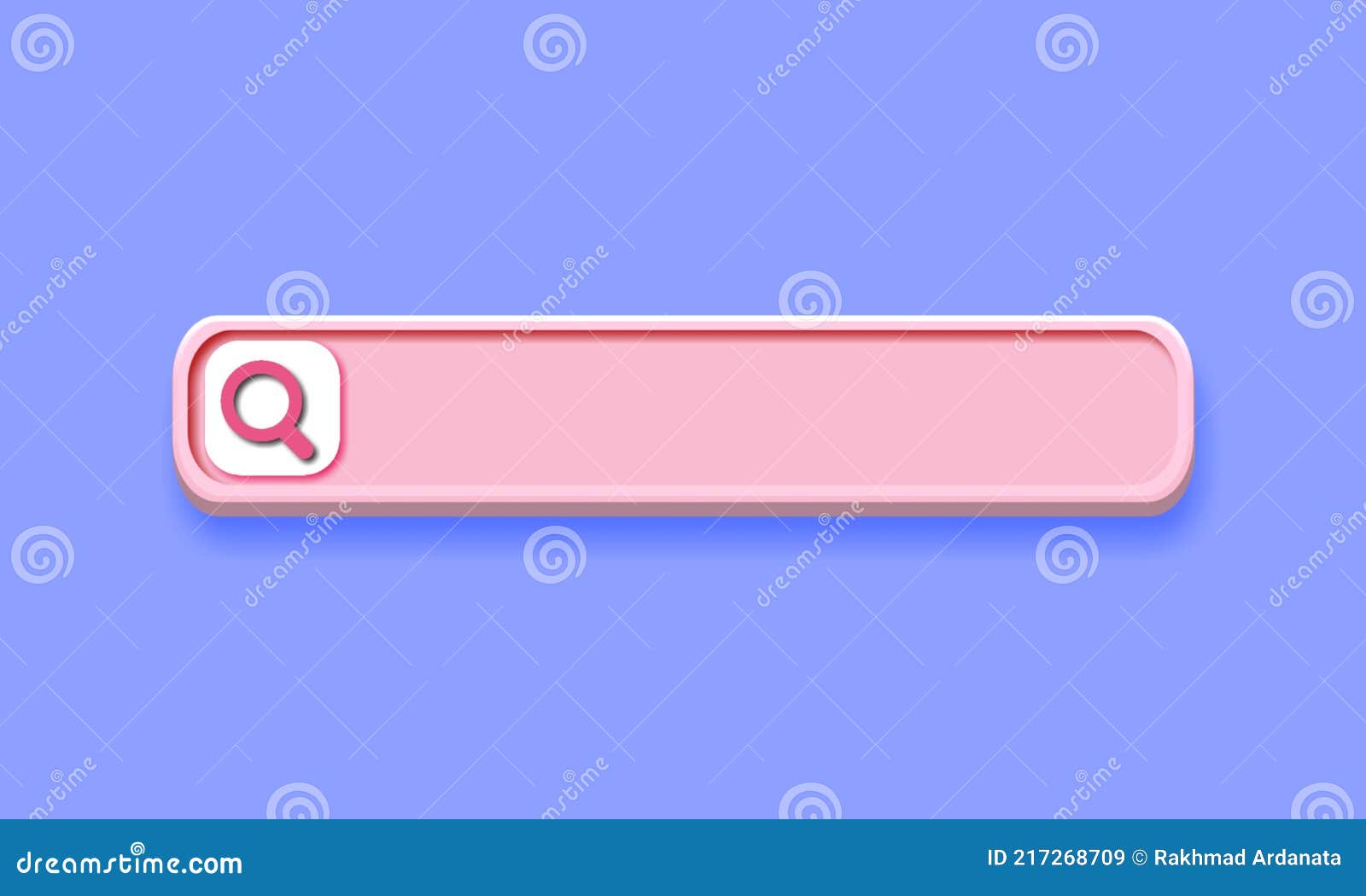 Minimalist Search Bar on Purple Background. Web Search Technology ...