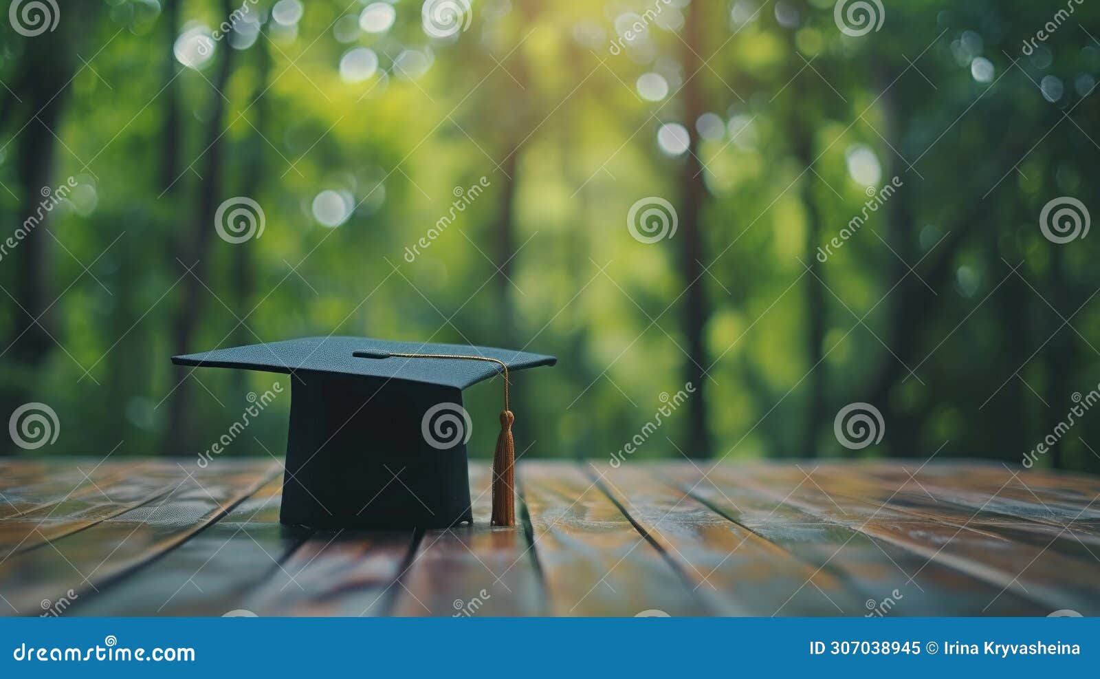 A Minimalist Setting with a Graduation Cap, Stock Image - Image of ...