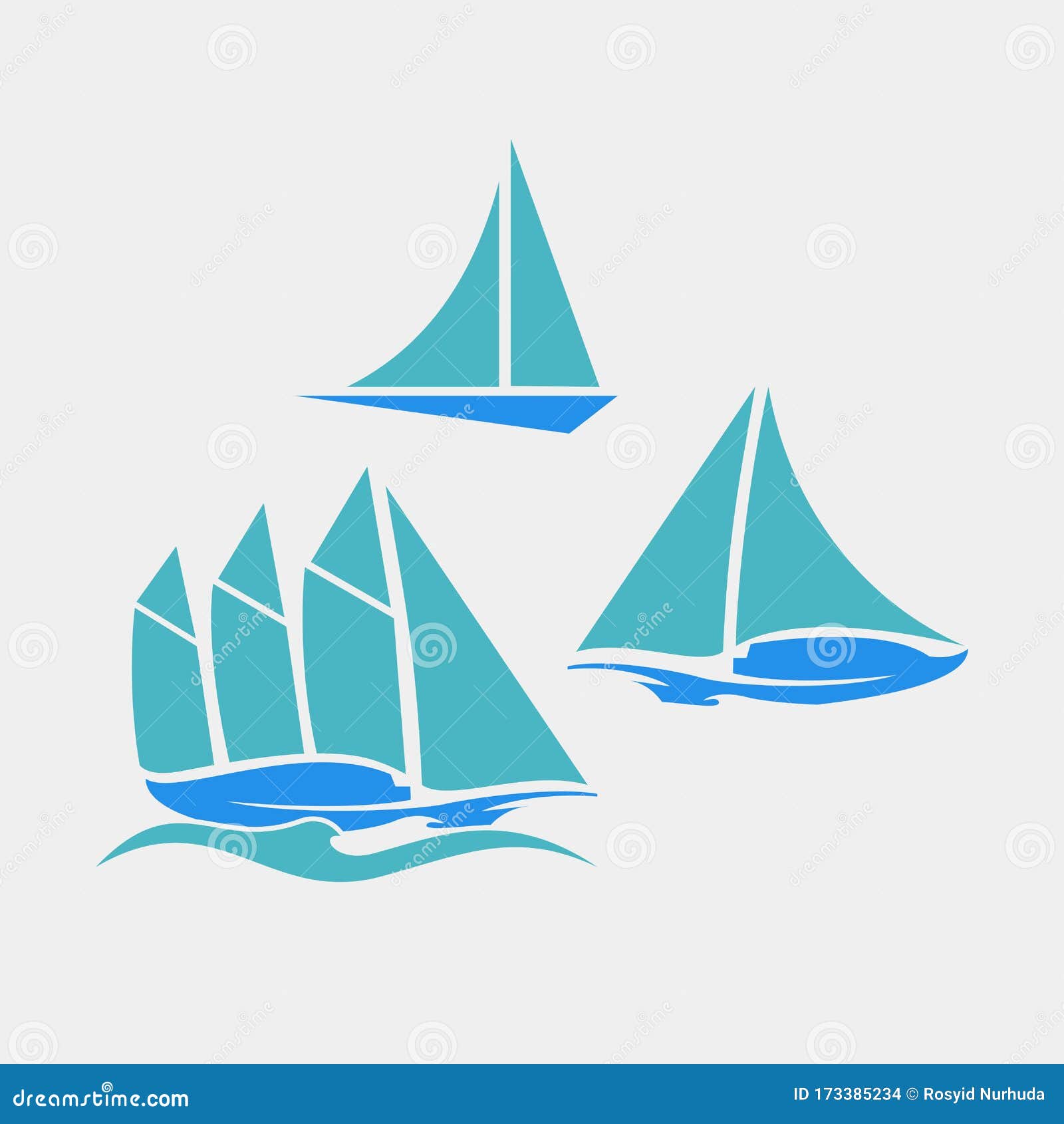Minimalist Ship Vector Logo Stock Stock Vector - Illustration of ...
