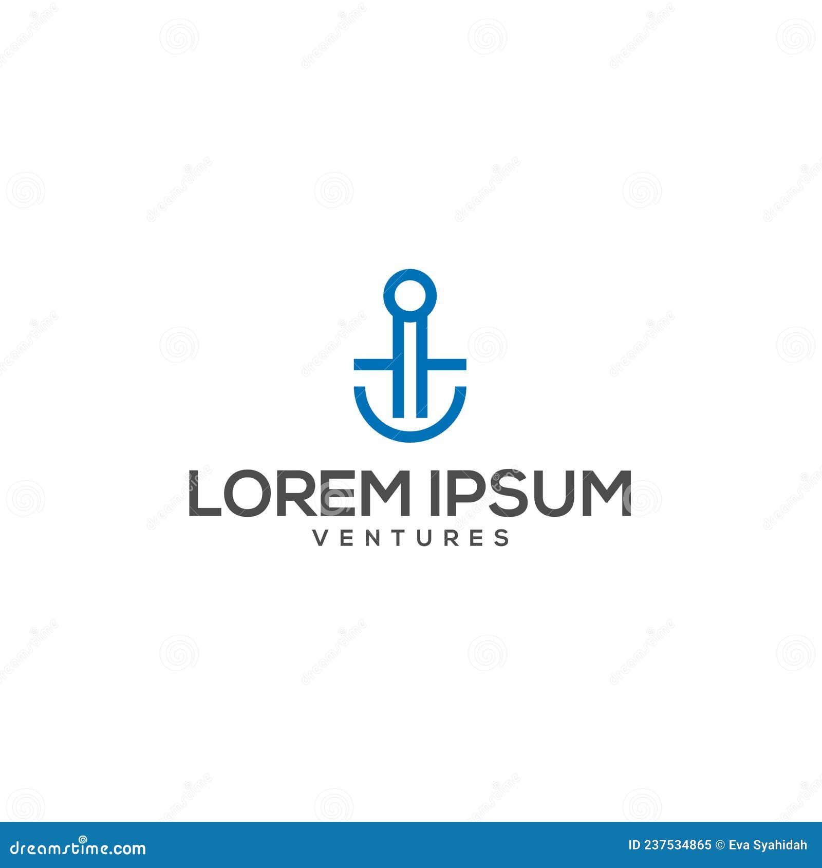 Minimalist Simple Design LOREM IPSUM Logo Design Stock Vector ...