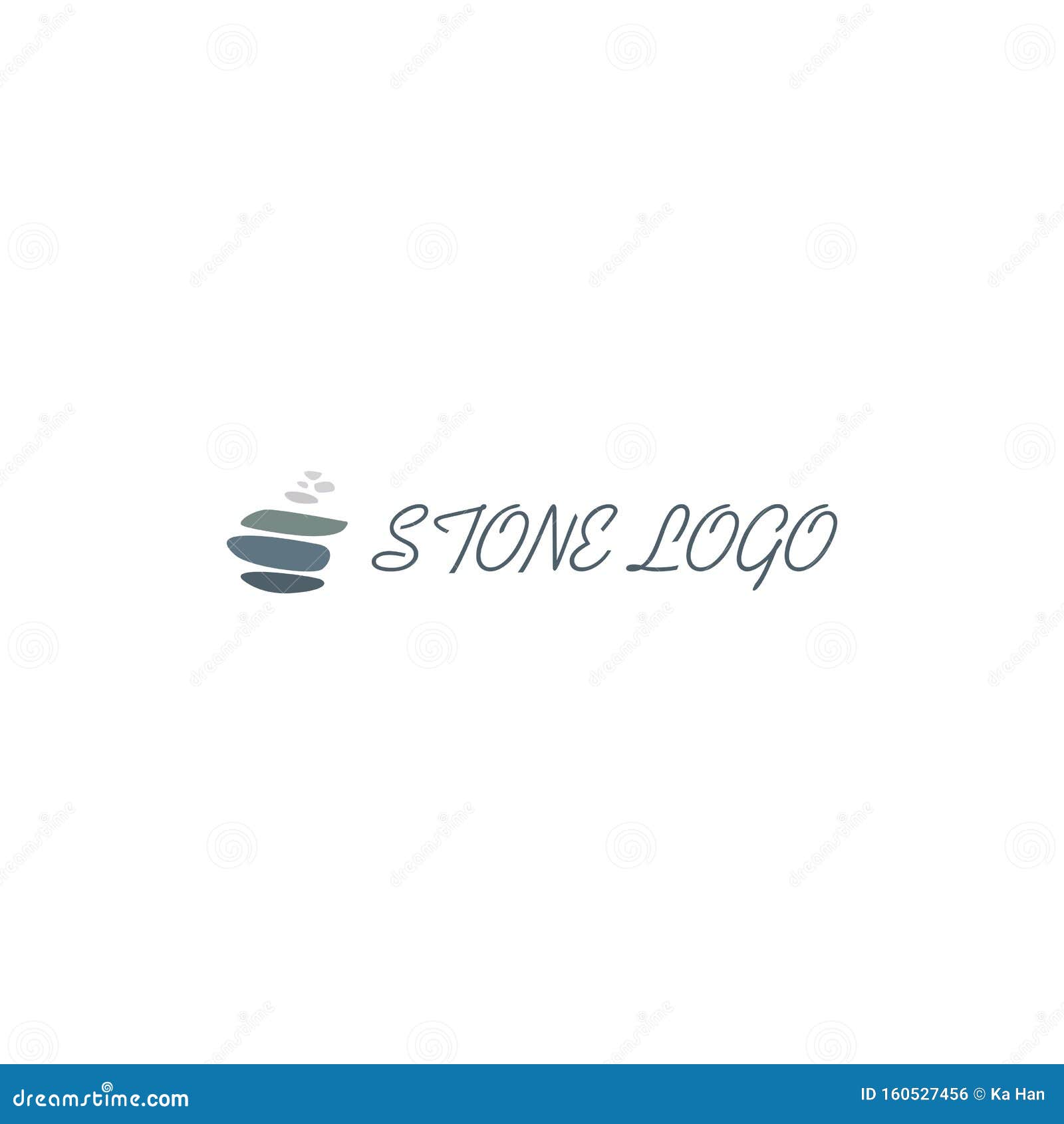 Minimalist Stone Logo for Your Best Company Stock Vector - Illustration ...