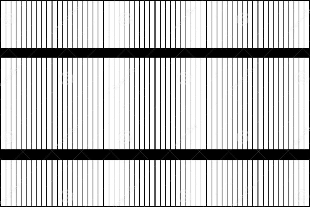 Minimalist Style of Divider Vertical Stripe Pattern. Set 4 Stock ...