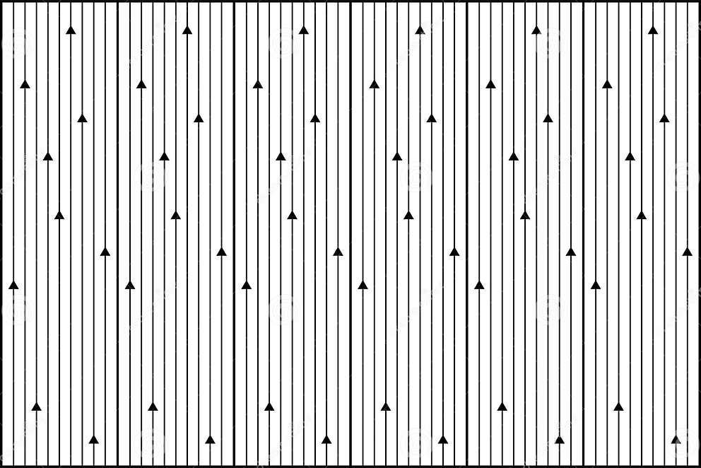 Minimalist Style of Vertical Stripe with Triangles Pattern. Set 8 Stock ...