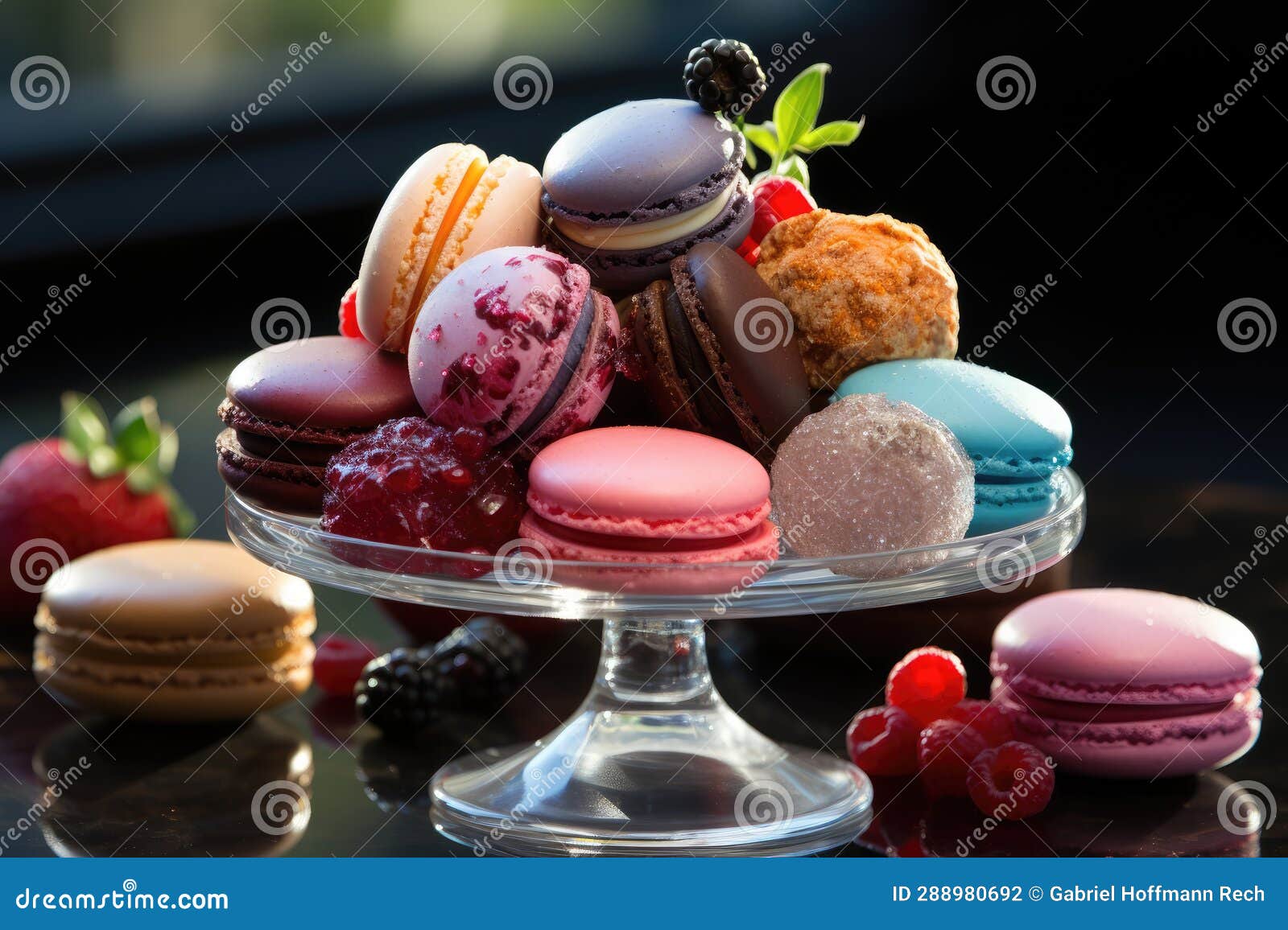 Minimalist Table Full of Delicate and Elegant Sweets., Generative IA ...
