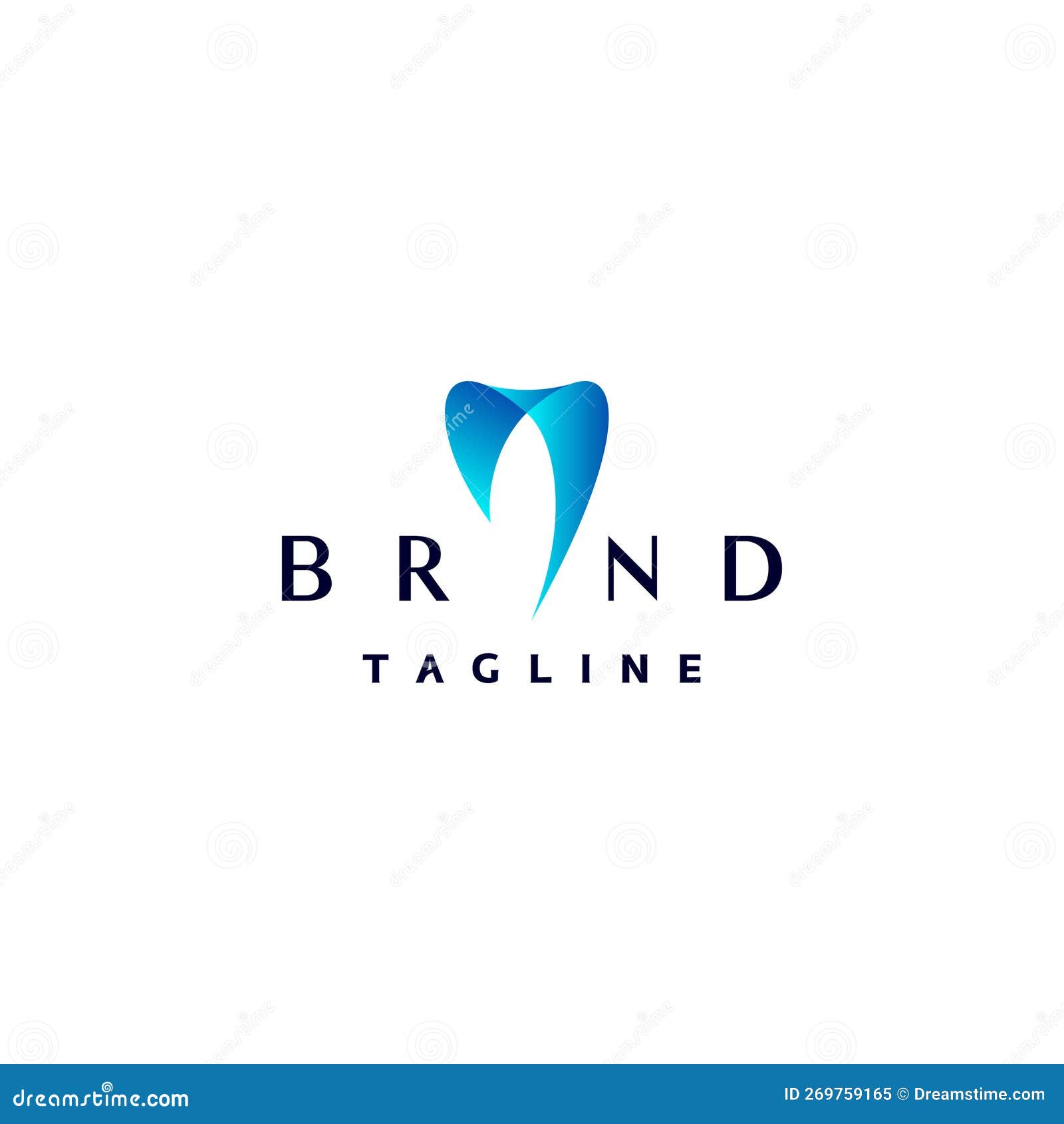 Minimalist Teeth Symbol Logo Design Stock Vector - Illustration of blue ...