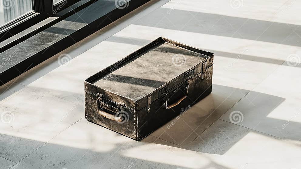 A Minimalist Toolbox Styled with Bold Typography Placed on a Light ...