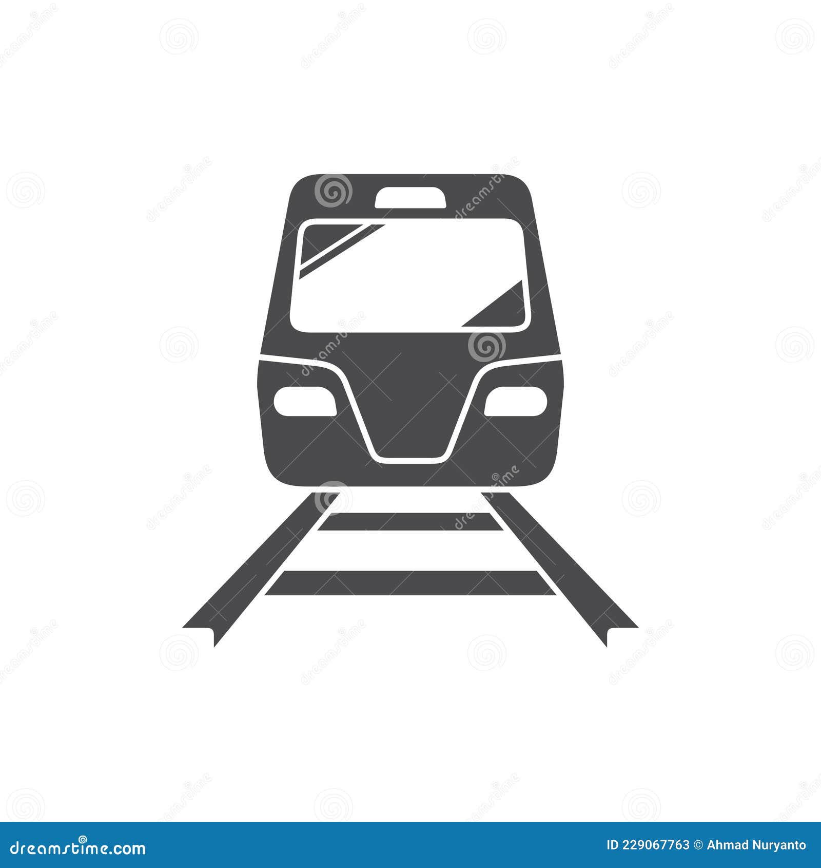 Minimalist train icon stock vector. Illustration of trainminimlist ...