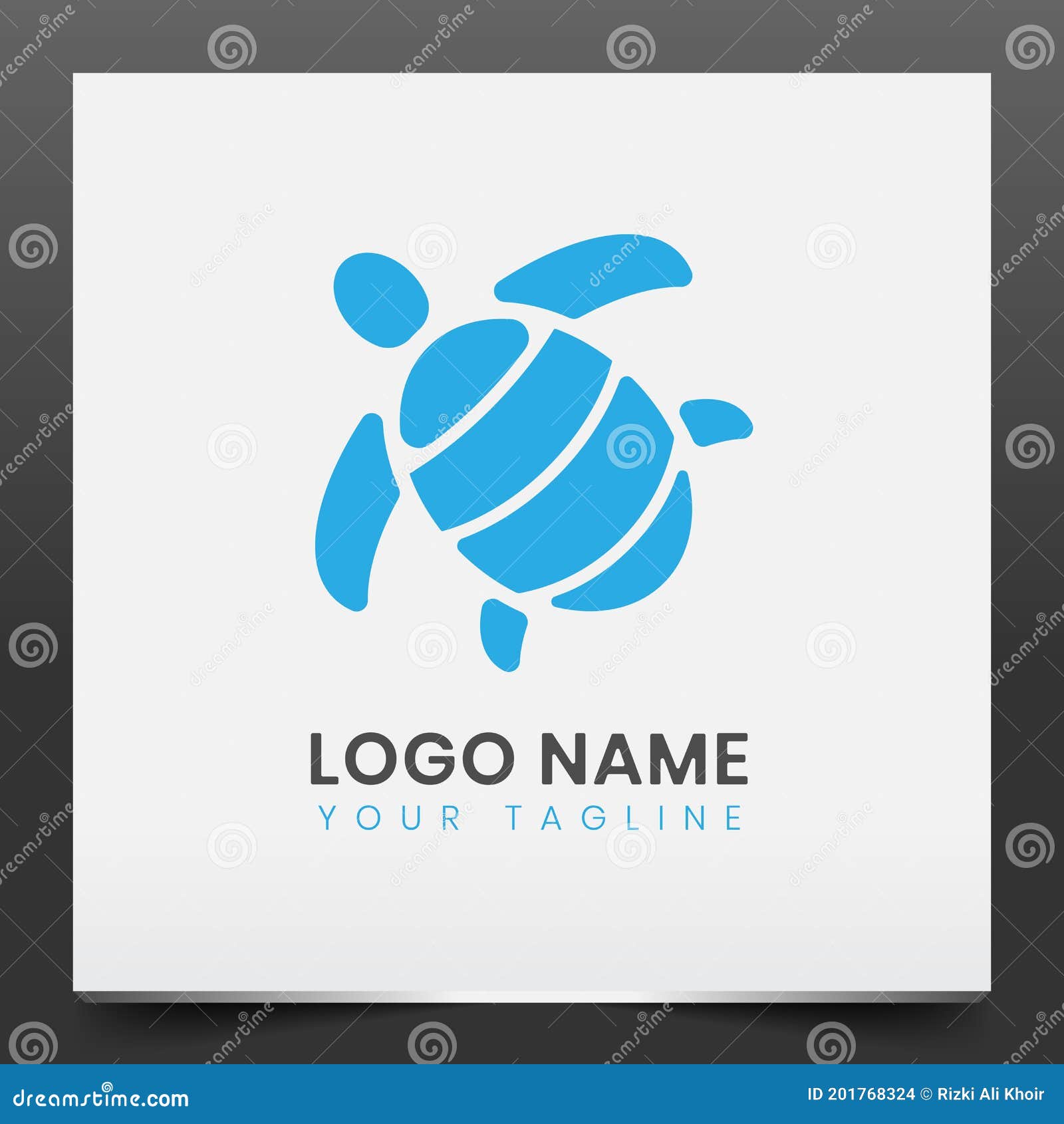 Minimalist Turtle Logo for Business and Company Stock Vector ...
