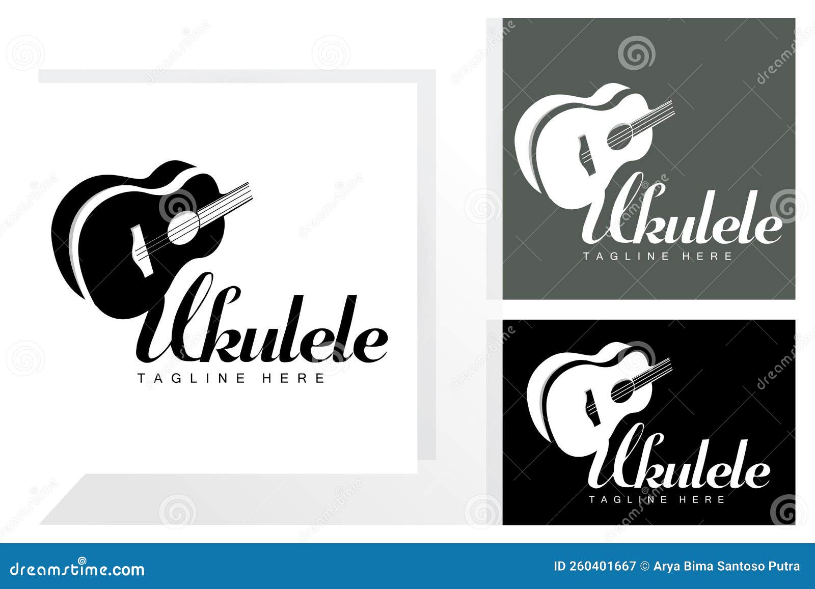 Minimalist Ukulele Music Logo Design, Ukulele Guitar Vector. Ukelele ...