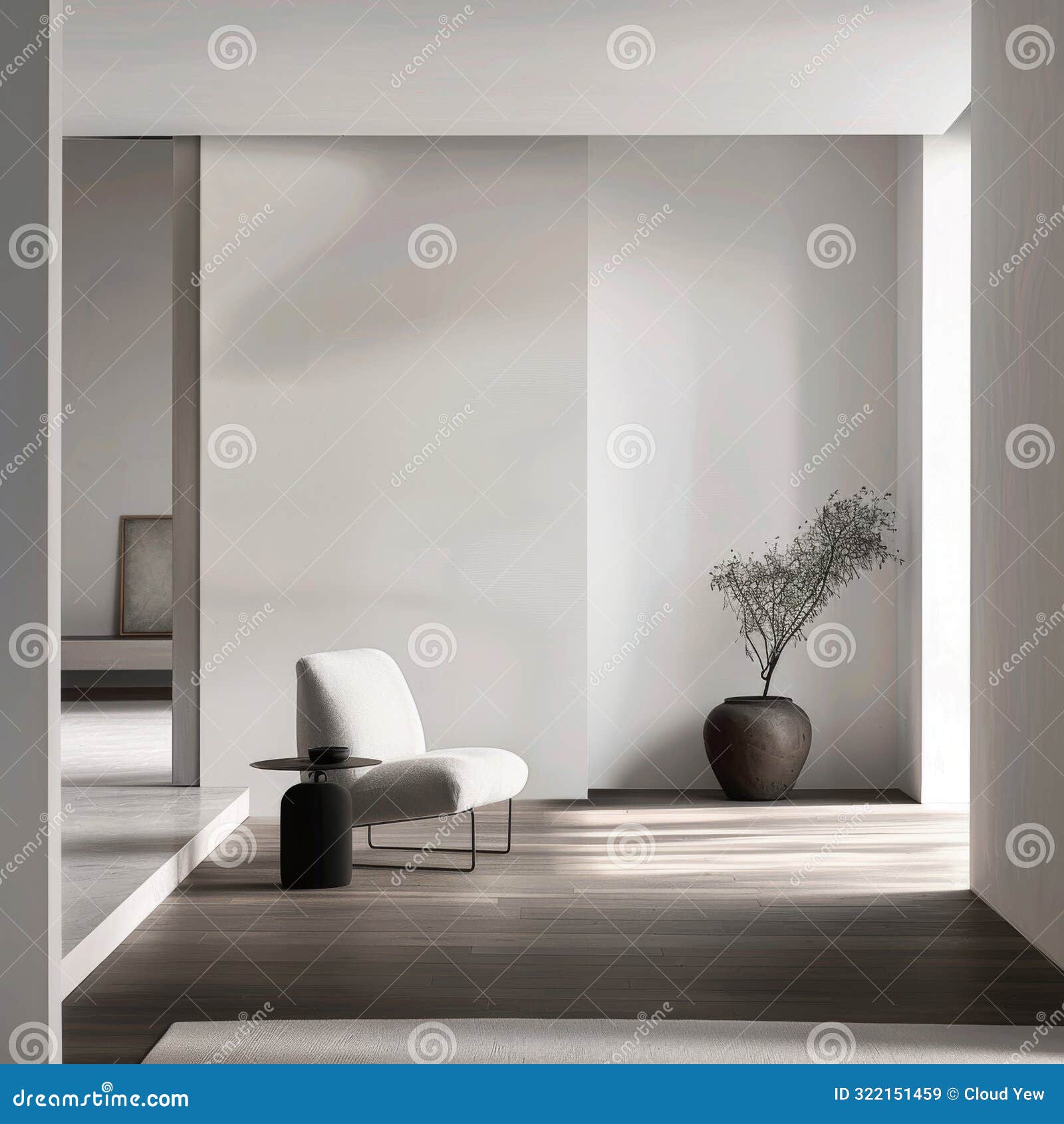 Minimalist, Uncluttered Design with Ample Blank Area. Stock ...