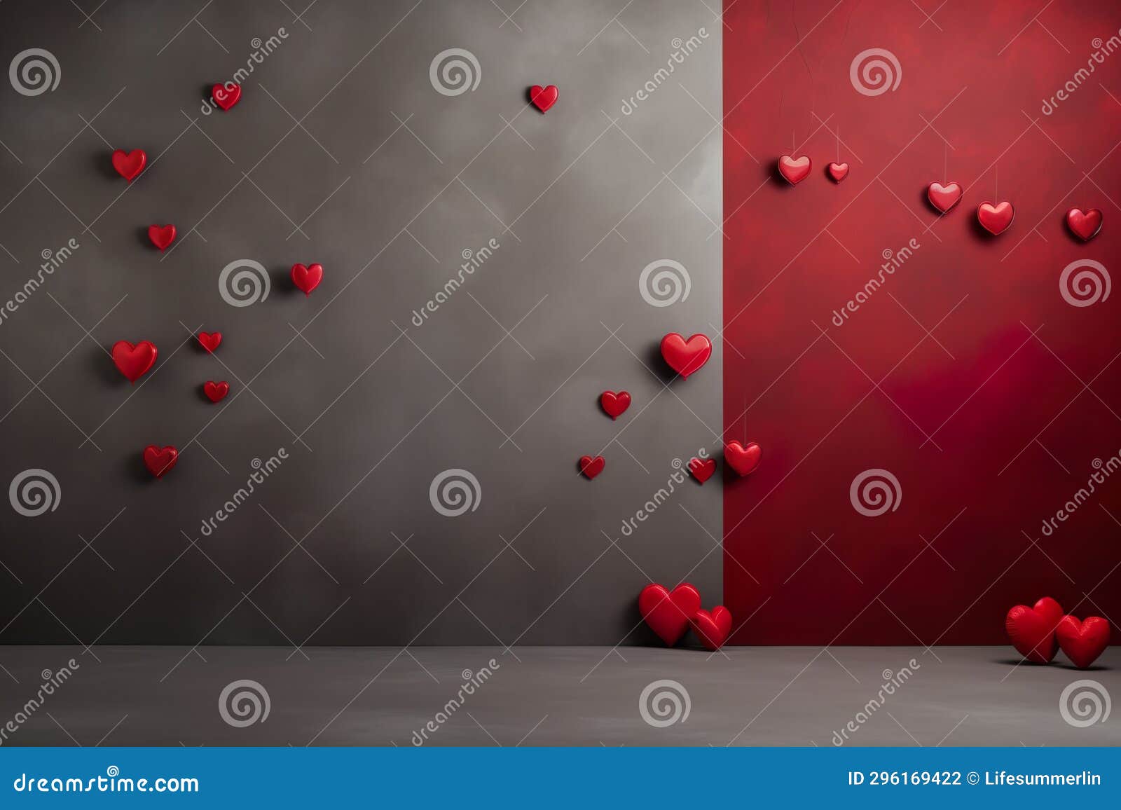 Minimalist Valentine S Day Backdrop: Love Elegance Stock Photo - Image ...