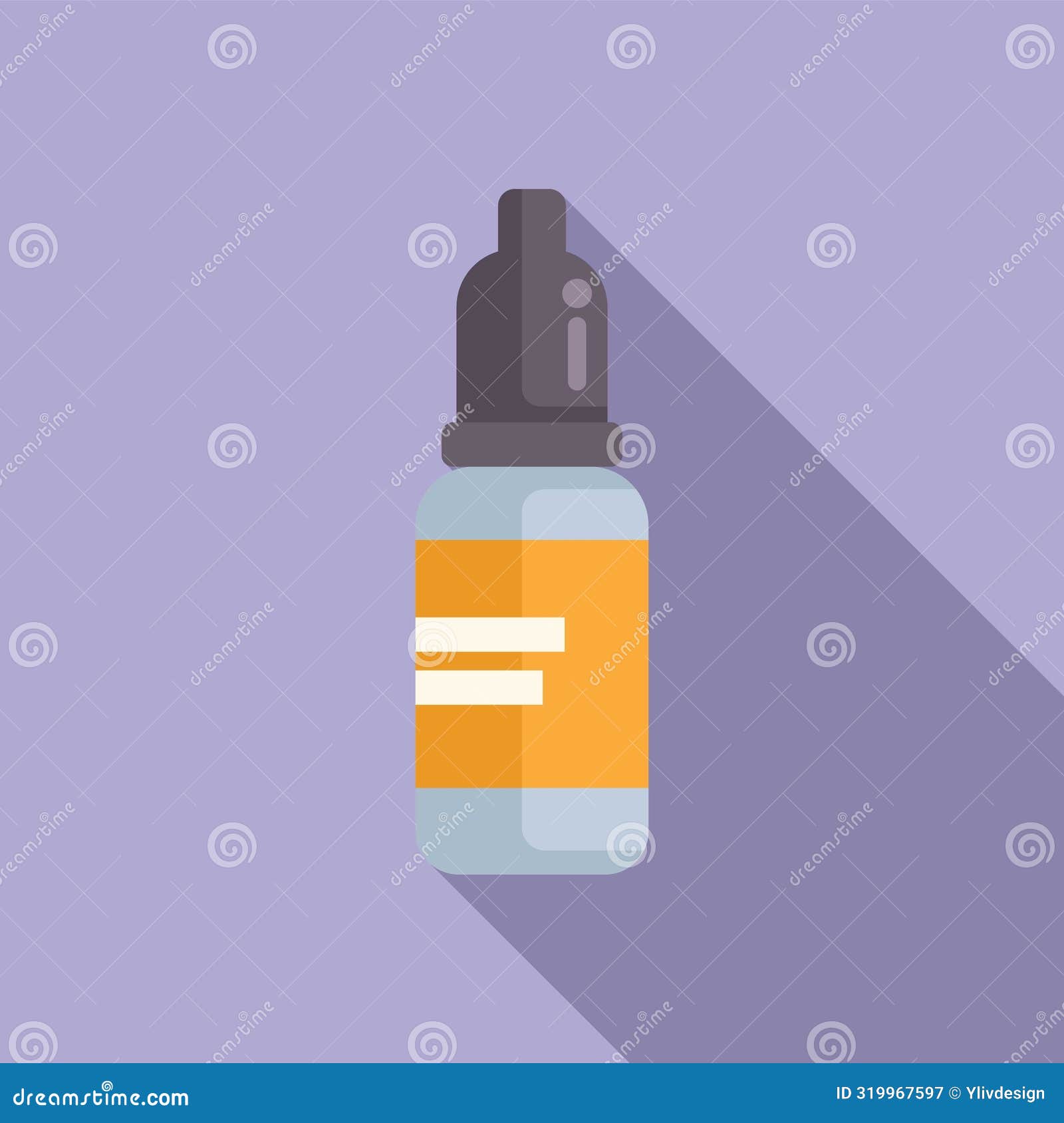 Vector Illustration of Eliquid Bottle Stock Vector - Illustration of ...