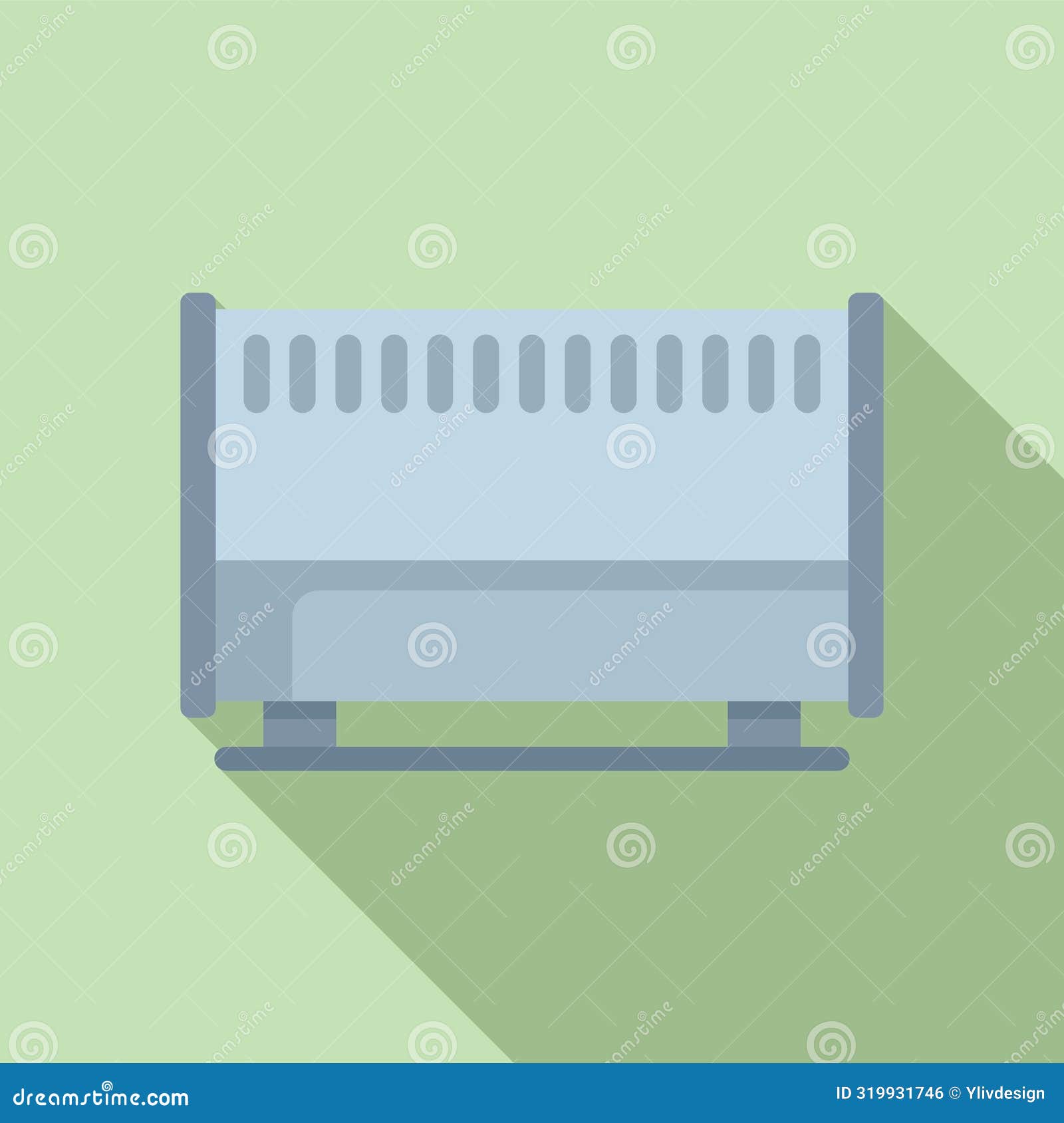 Minimalist Vector Illustration of a Data Server Rack Stock Vector ...