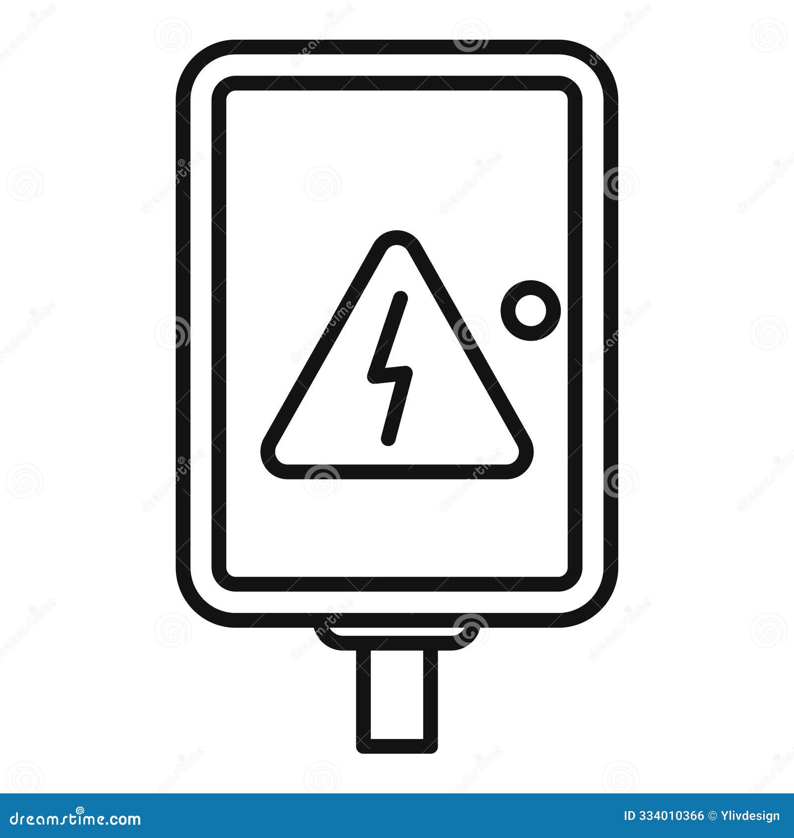 An Electrical Cabinet With Switch, Transformer, Toggle Switch, Vector ...