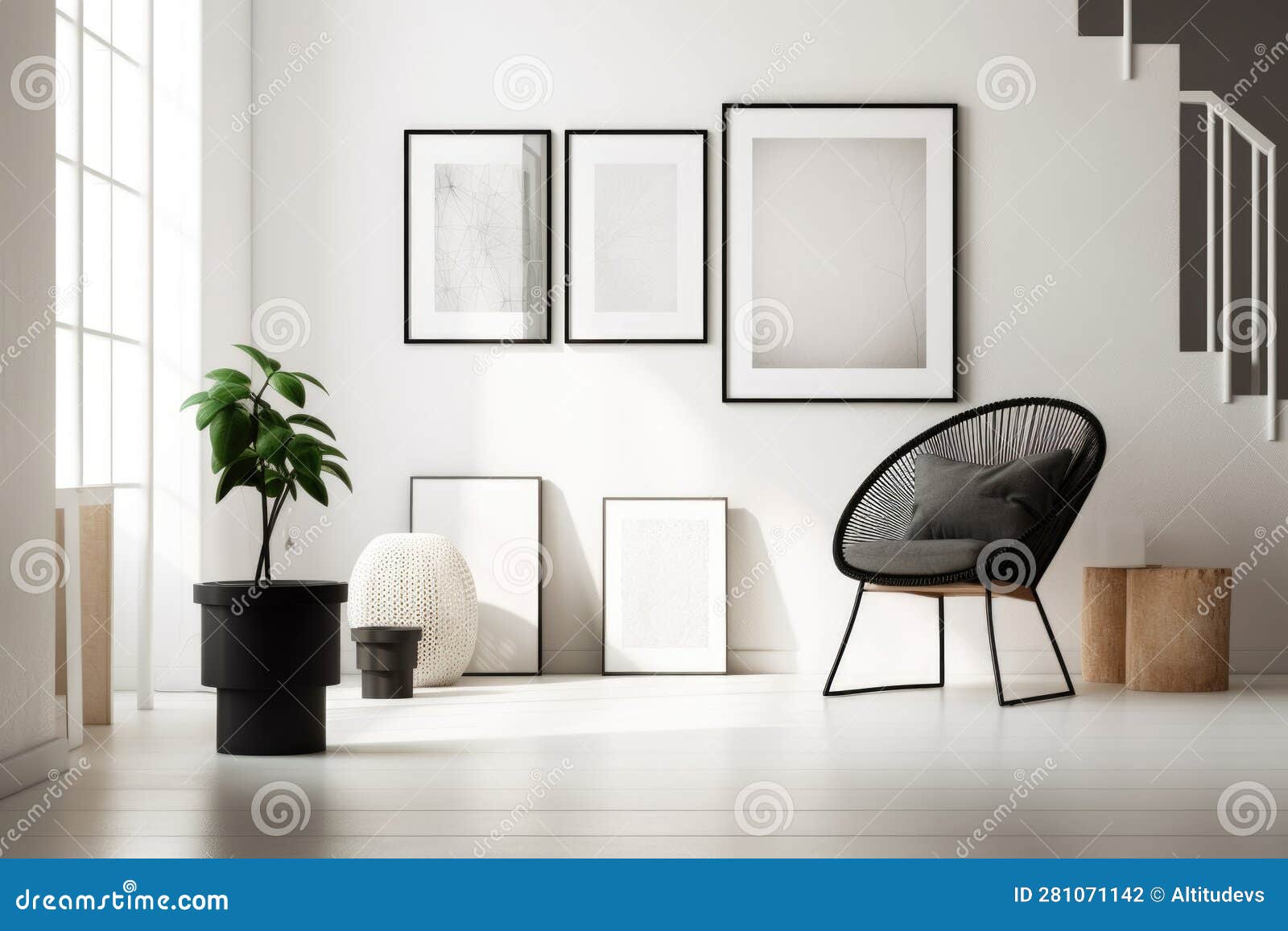 A Minimalist Wall Art and Decorations with Simple, Clean Lines in a ...