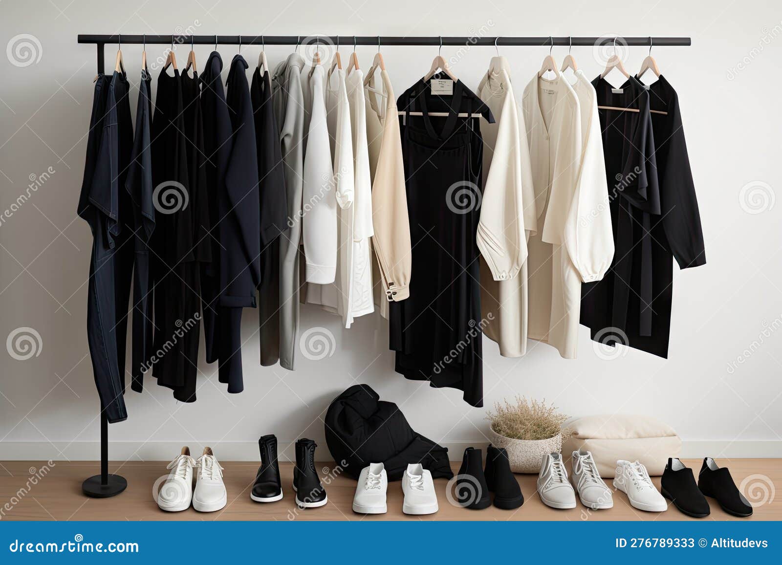 Minimalist Wardrobe Filled with Versatile and Timeless Pieces for ...